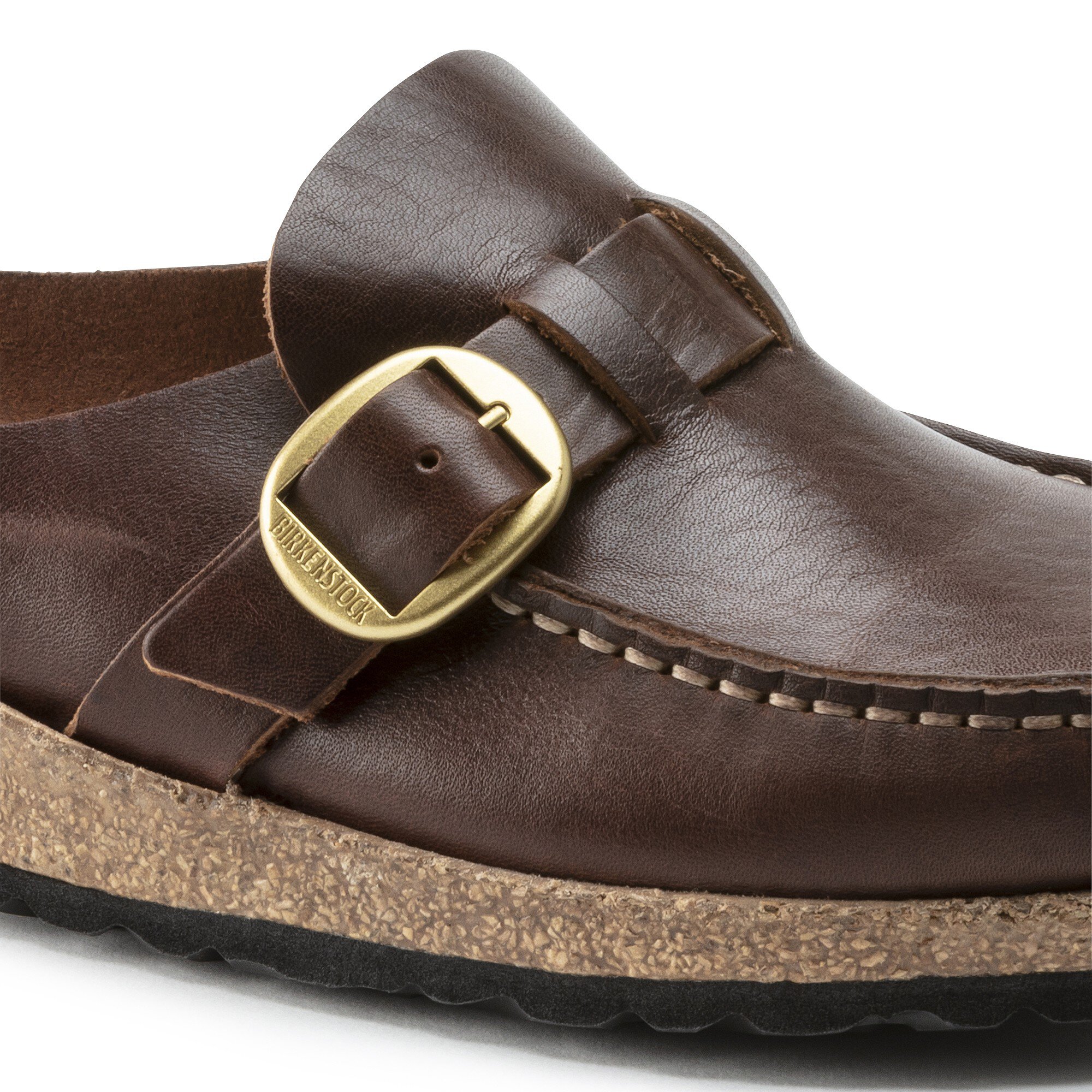 Buckley Natural Leather Vintage Wood Roast | BIRKENSTOCK