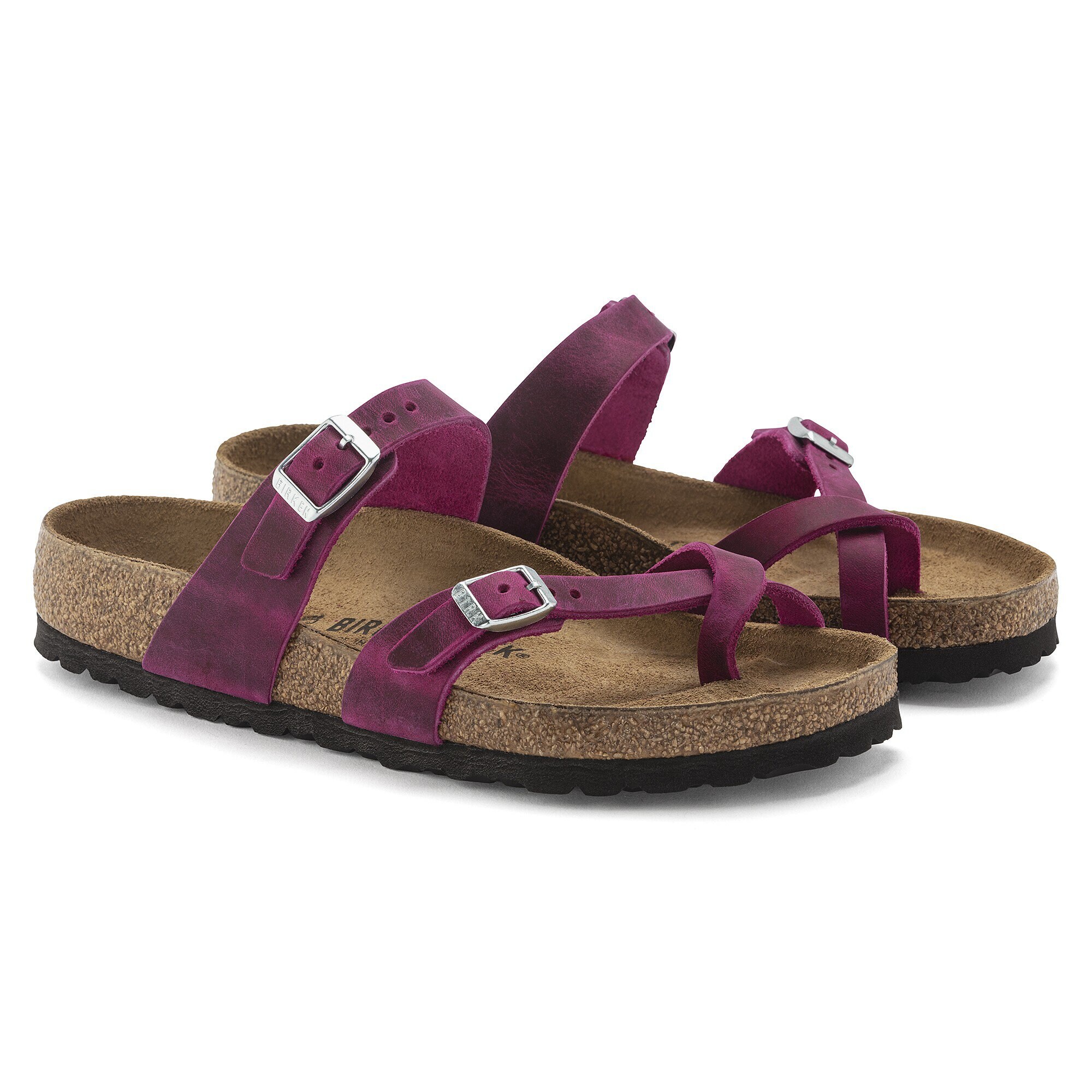 Mayari Oiled Leather Festival Fuchsia | BIRKENSTOCK