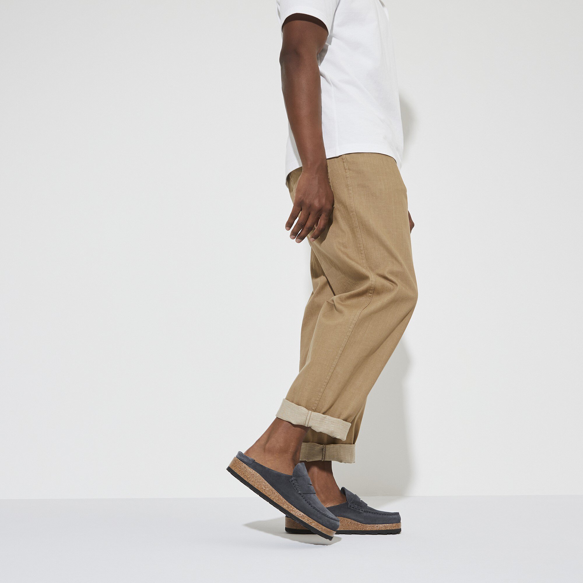 Naples Suede Leather Navy | BIRKENSTOCK