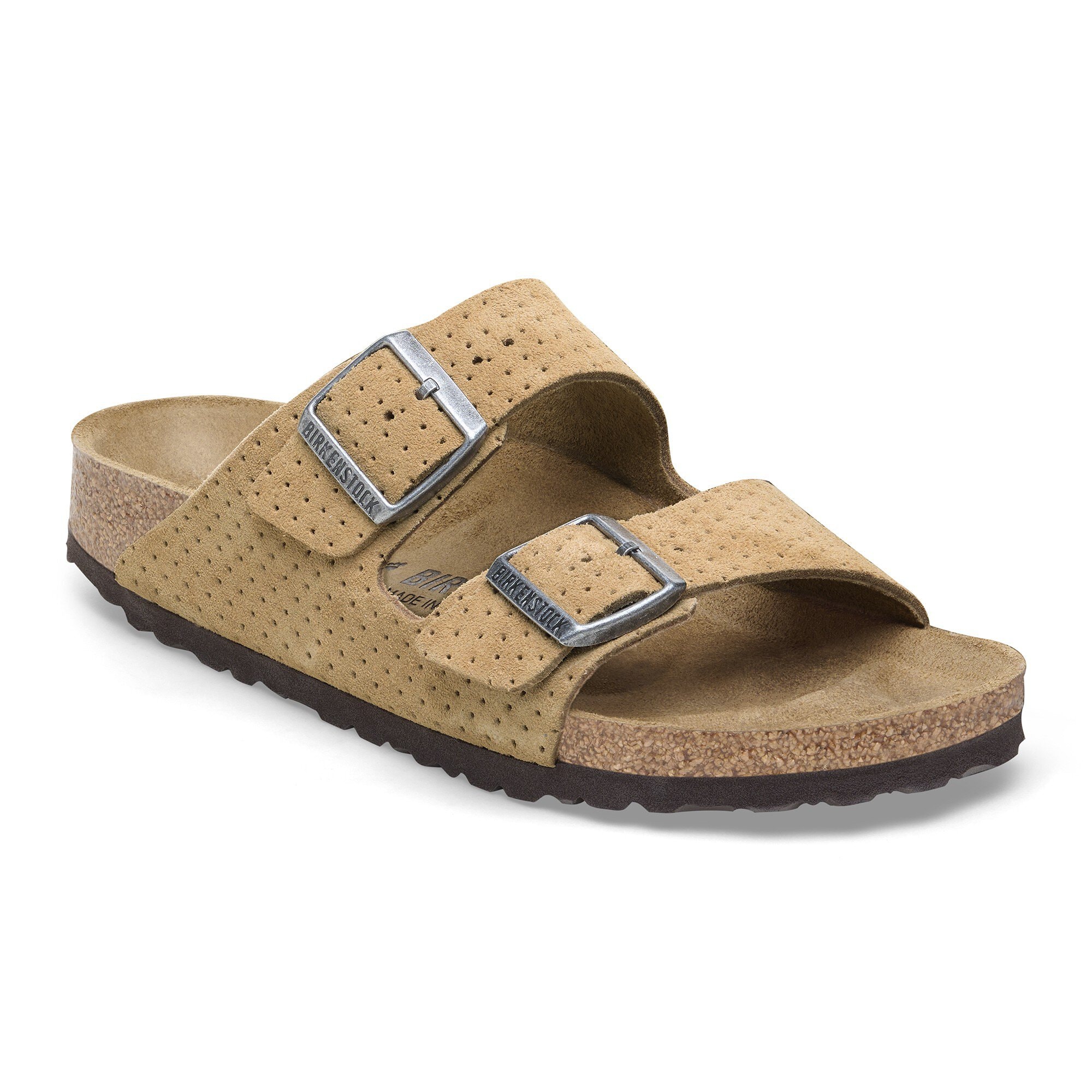 Arizona Suede Embossed New Beige | BIRKENSTOCK