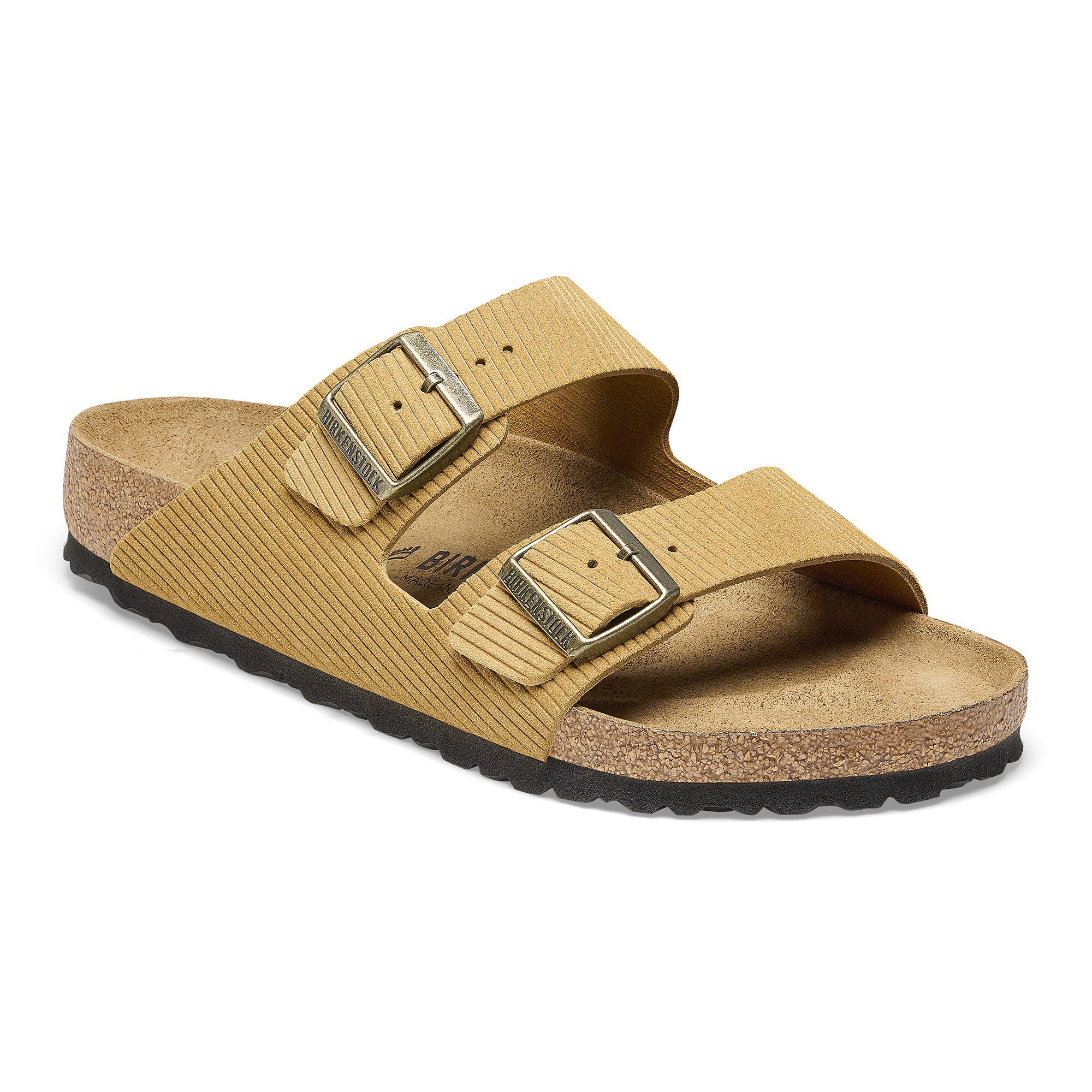 Arizona Suede Embossed Corduroy Cork Brown | BIRKENSTOCK