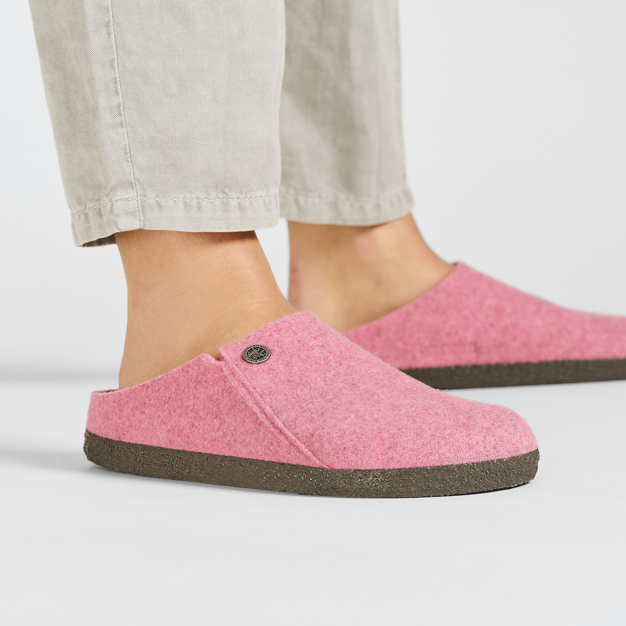 Zermatt Shearling Felt Fuchsia Tulip | BIRKENSTOCK