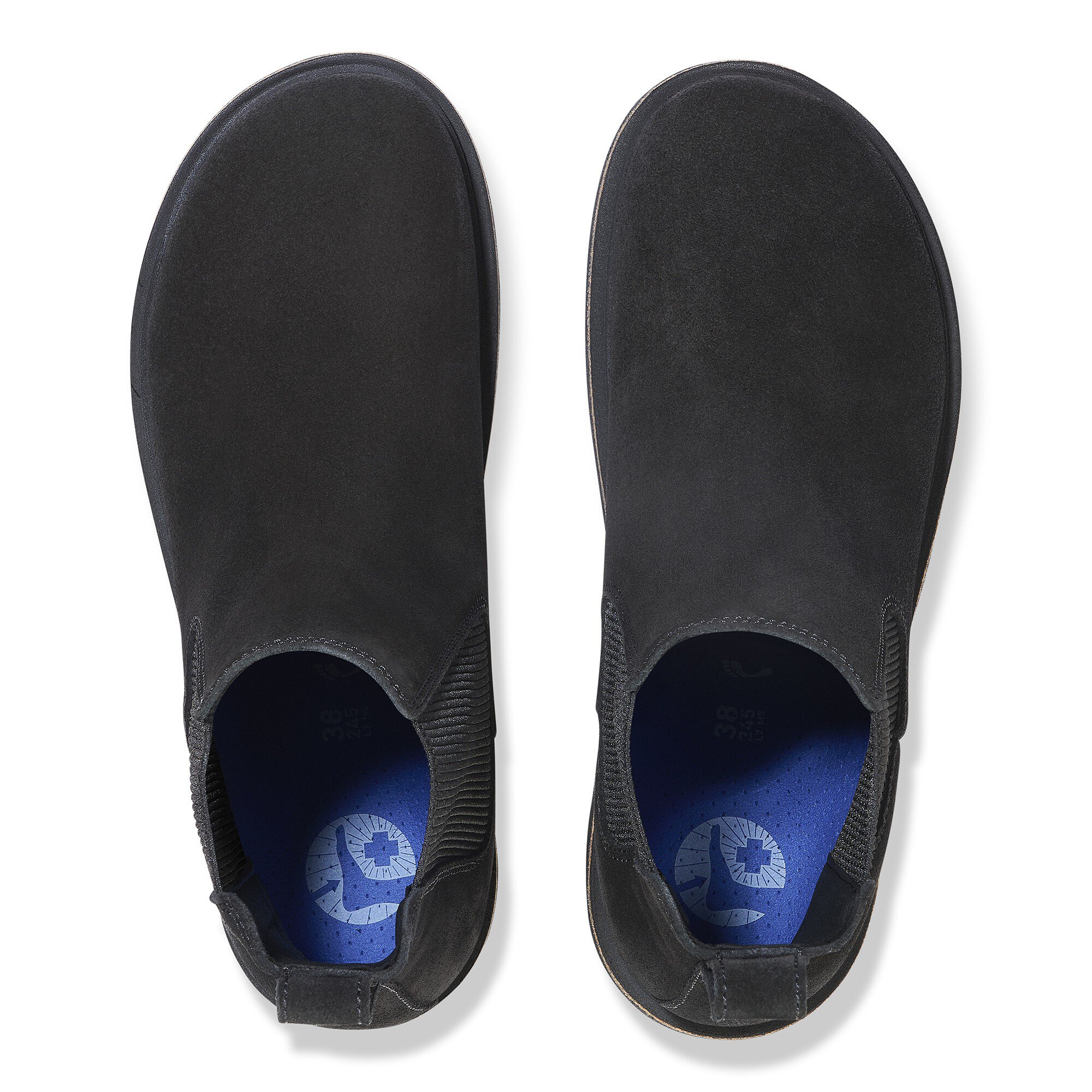 Highwood Slip On Men スエードレザー ブラック | BIRKENSTOCK