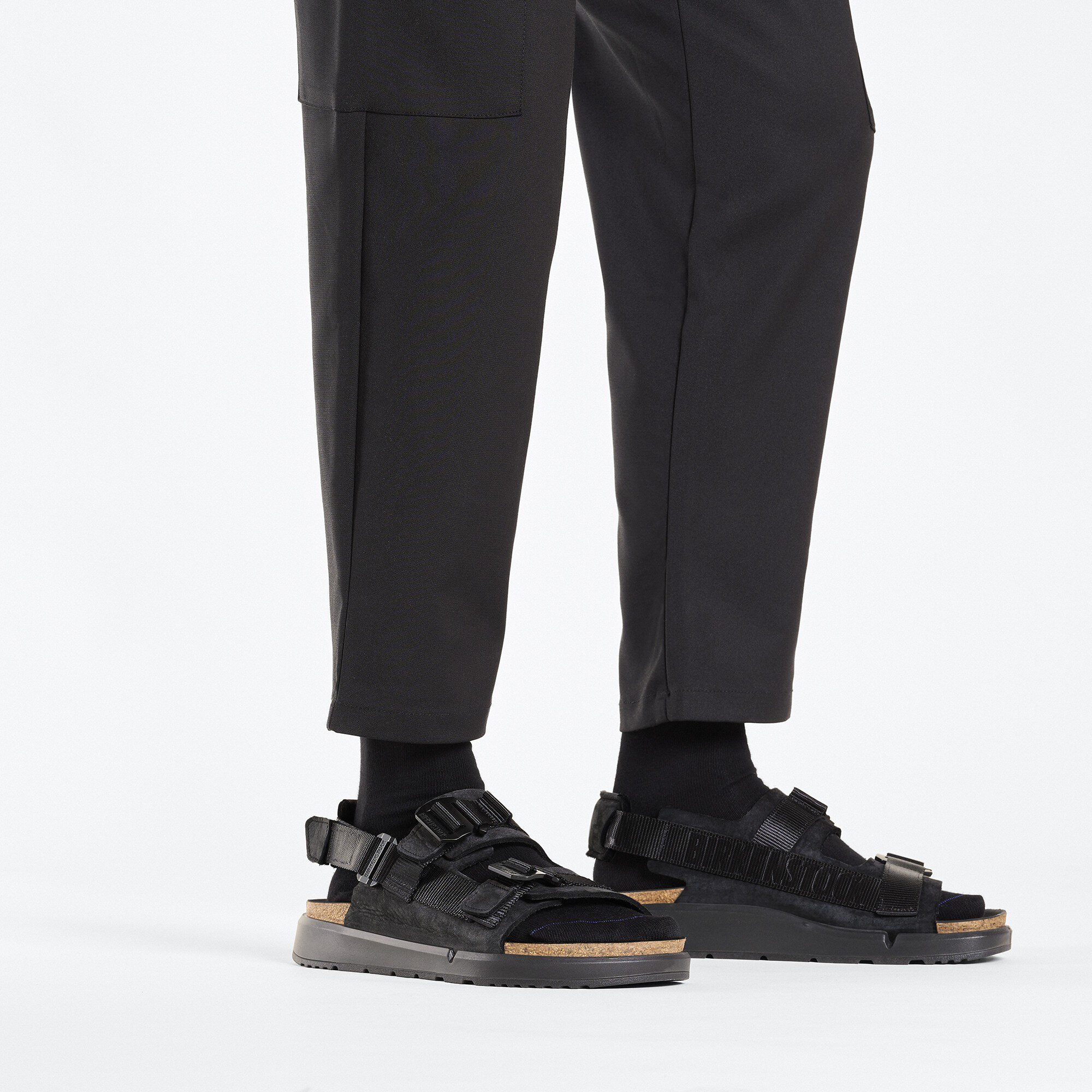 Shinjuku Natural Leather/Textile Black | BIRKENSTOCK