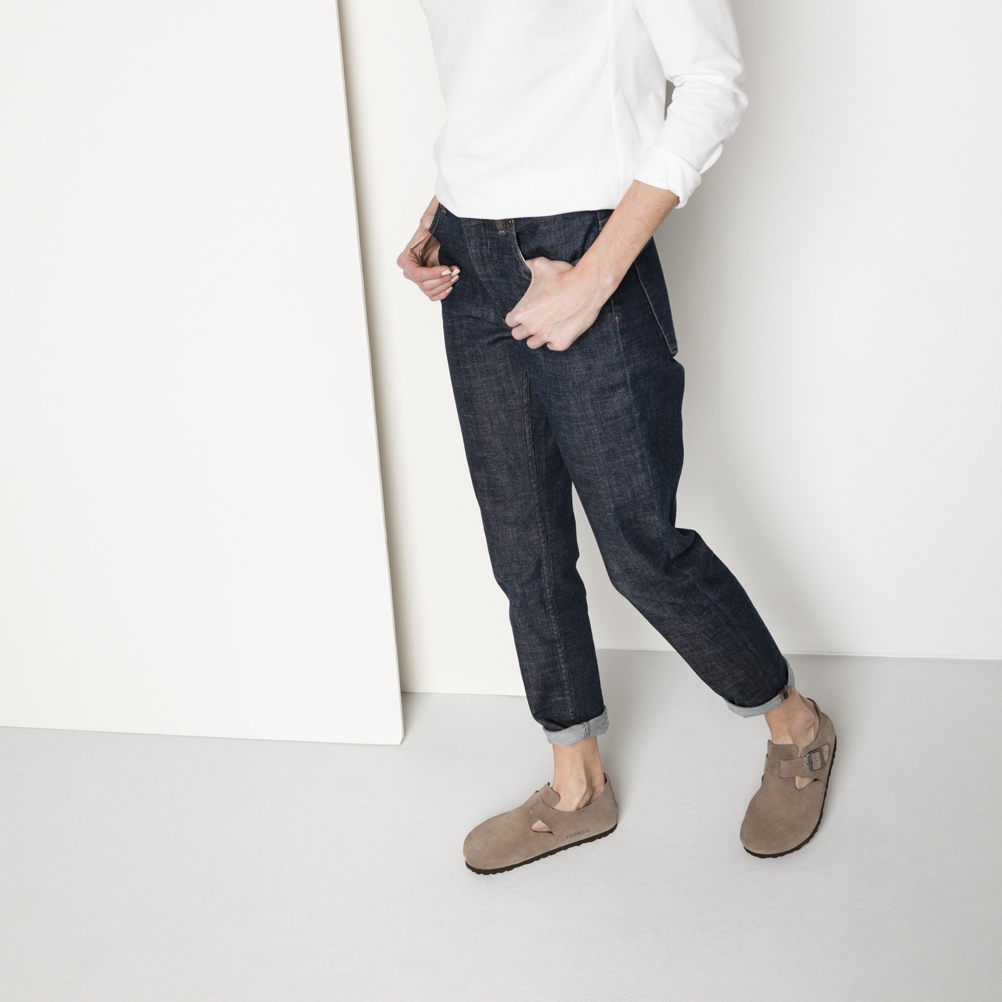 London Suede Leather Taupe | BIRKENSTOCK