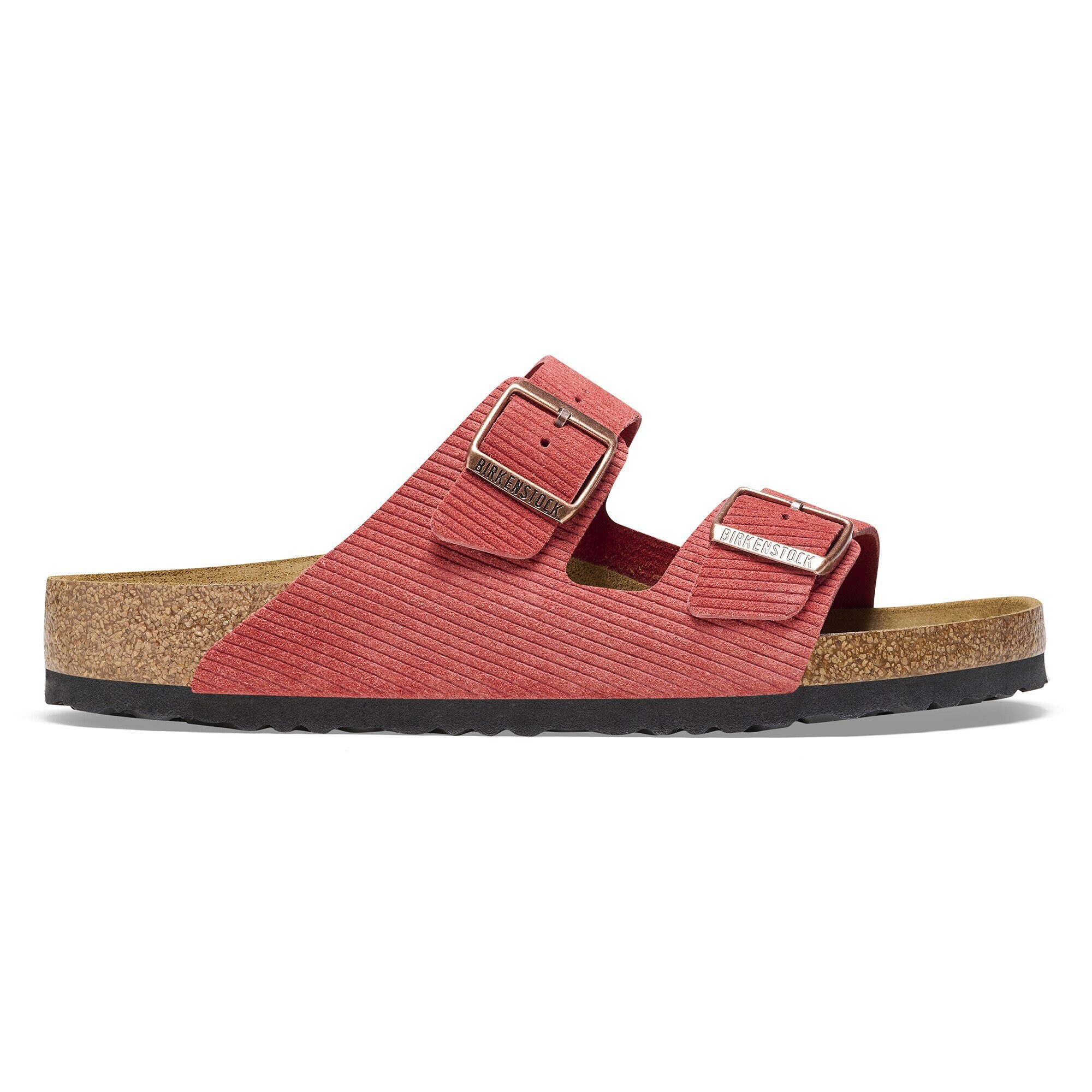 Arizona Suede Embossed Corduroy Sienna Red | BIRKENSTOCK