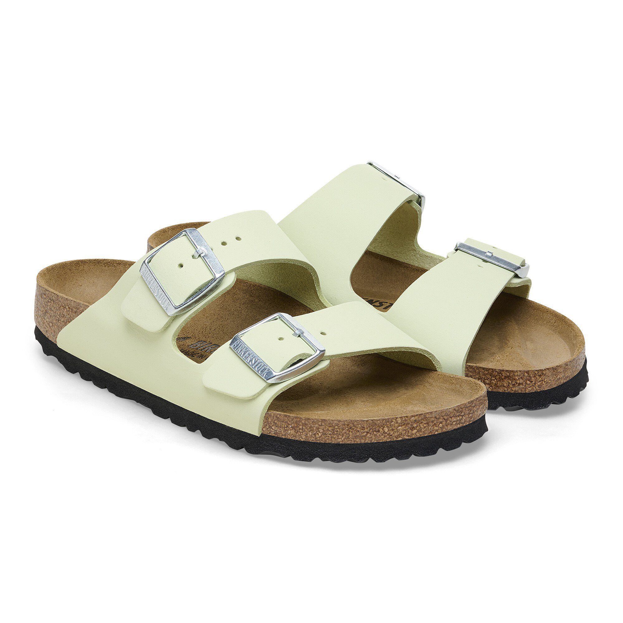 Arizona Nubuck Leather Faded Lime | BIRKENSTOCK