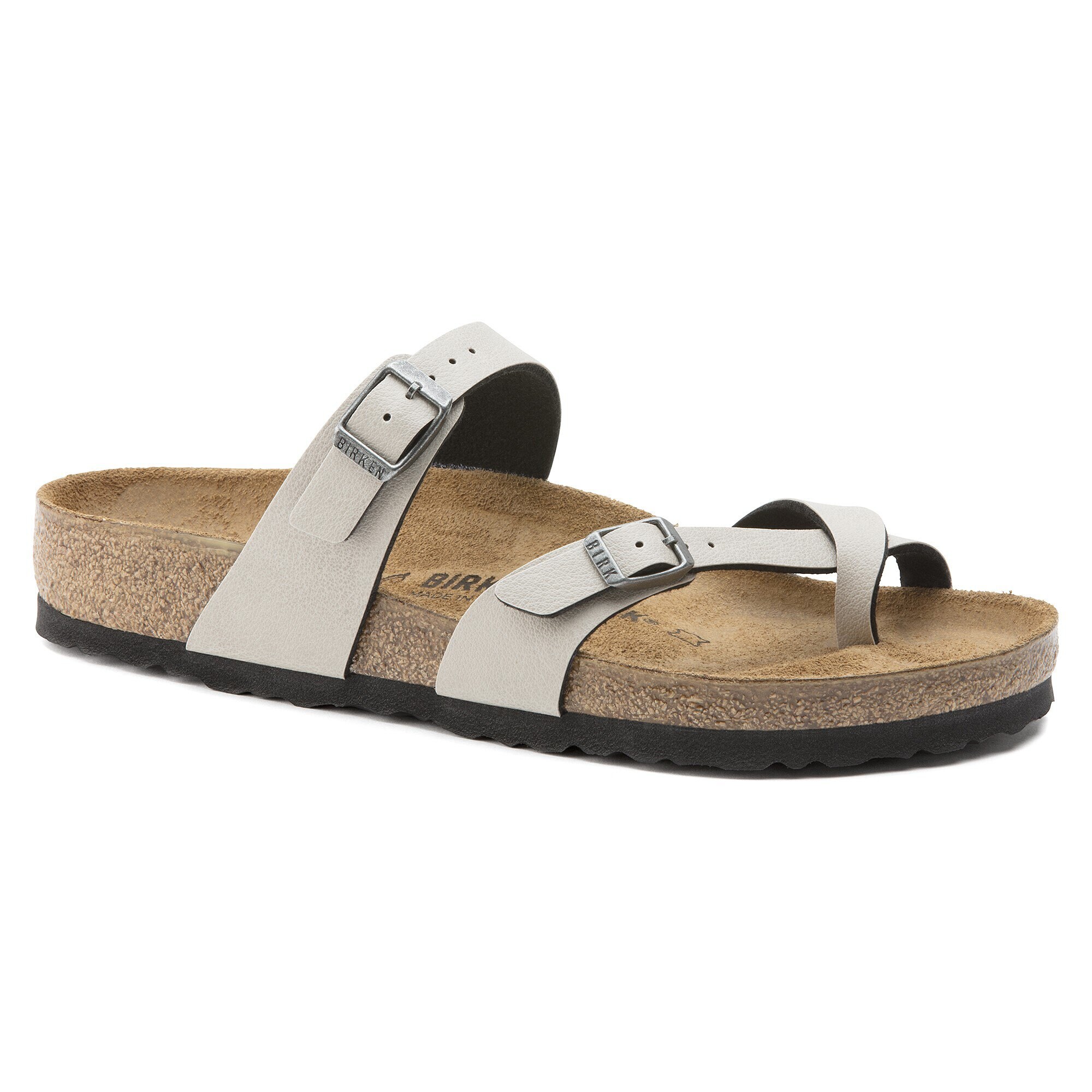Mayari Birko-Flor Pull Up Stone | shop online at BIRKENSTOCK