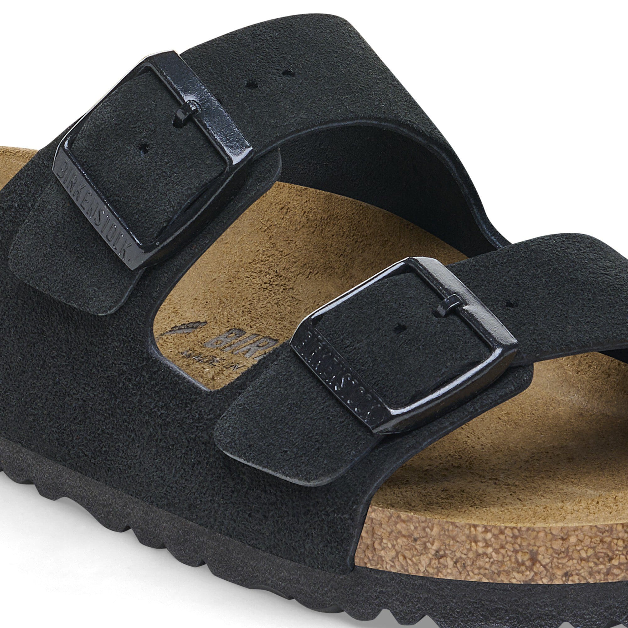 Arizona Suede Leather Black | BIRKENSTOCK