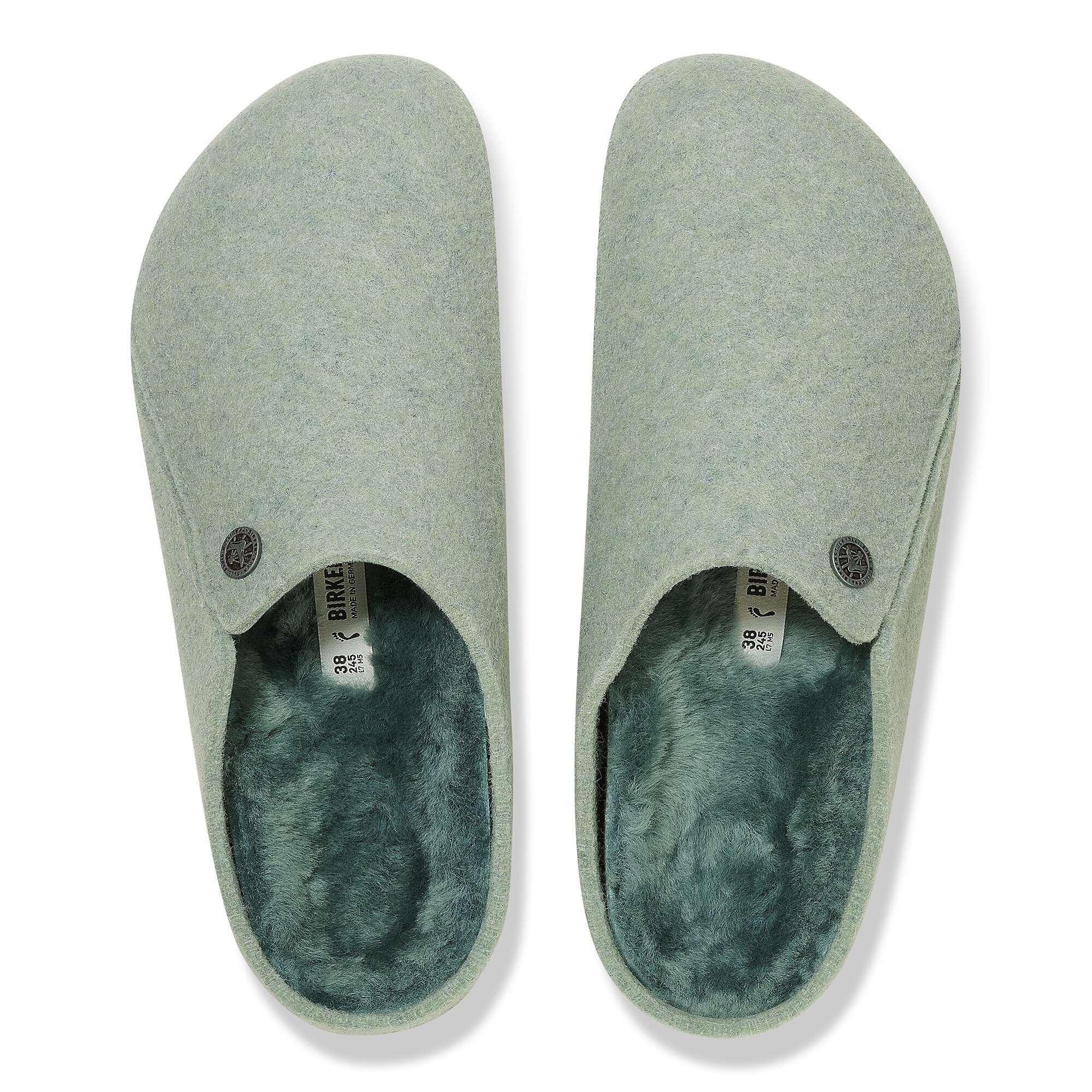Zermatt Shearling Felt Matcha | BIRKENSTOCK