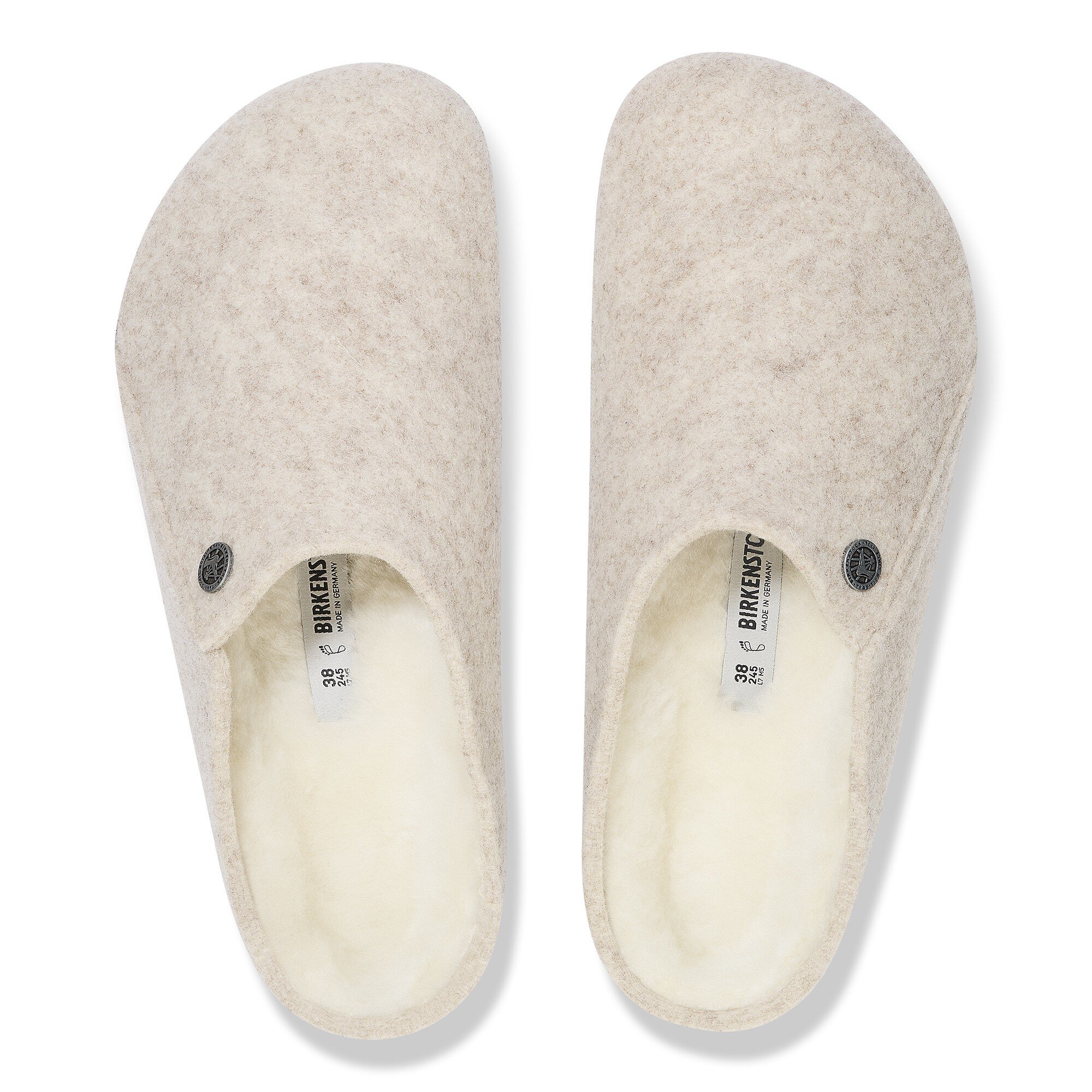 Zermatt Shearling Wool Felt Eggnog | BIRKENSTOCK