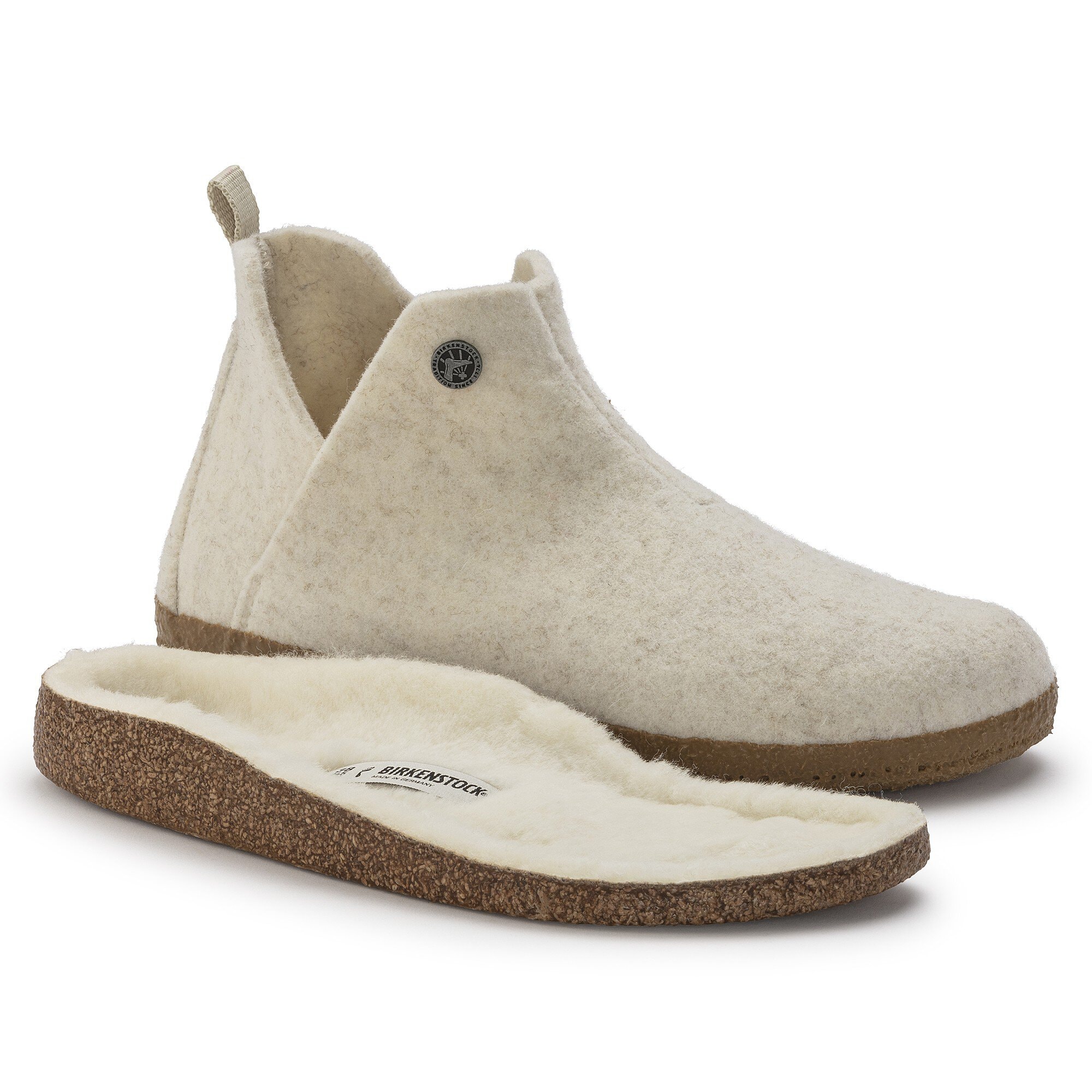Andermatt Shearling Felt Ecru | BIRKENSTOCK