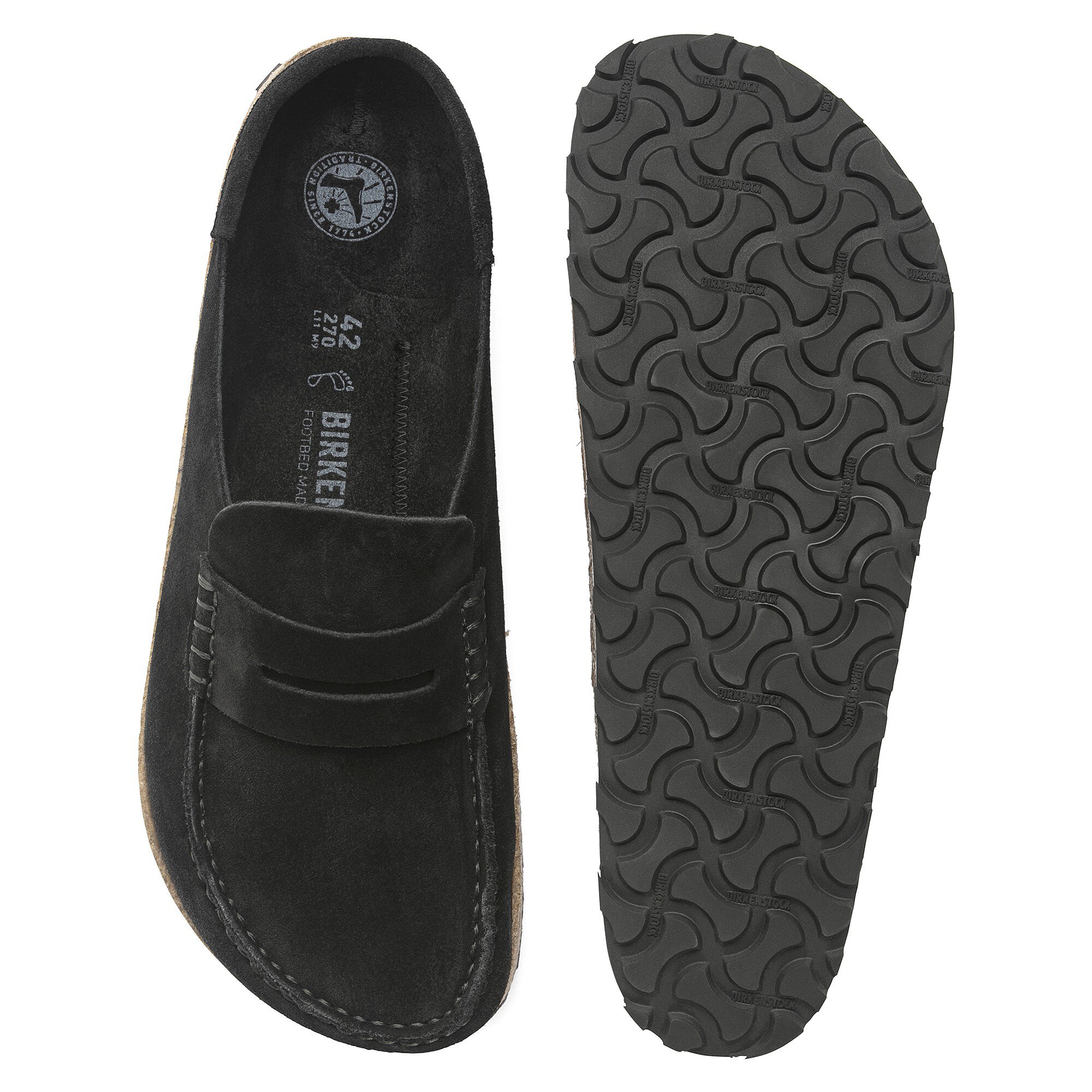 Naples Suede Leather black | BIRKENSTOCK
