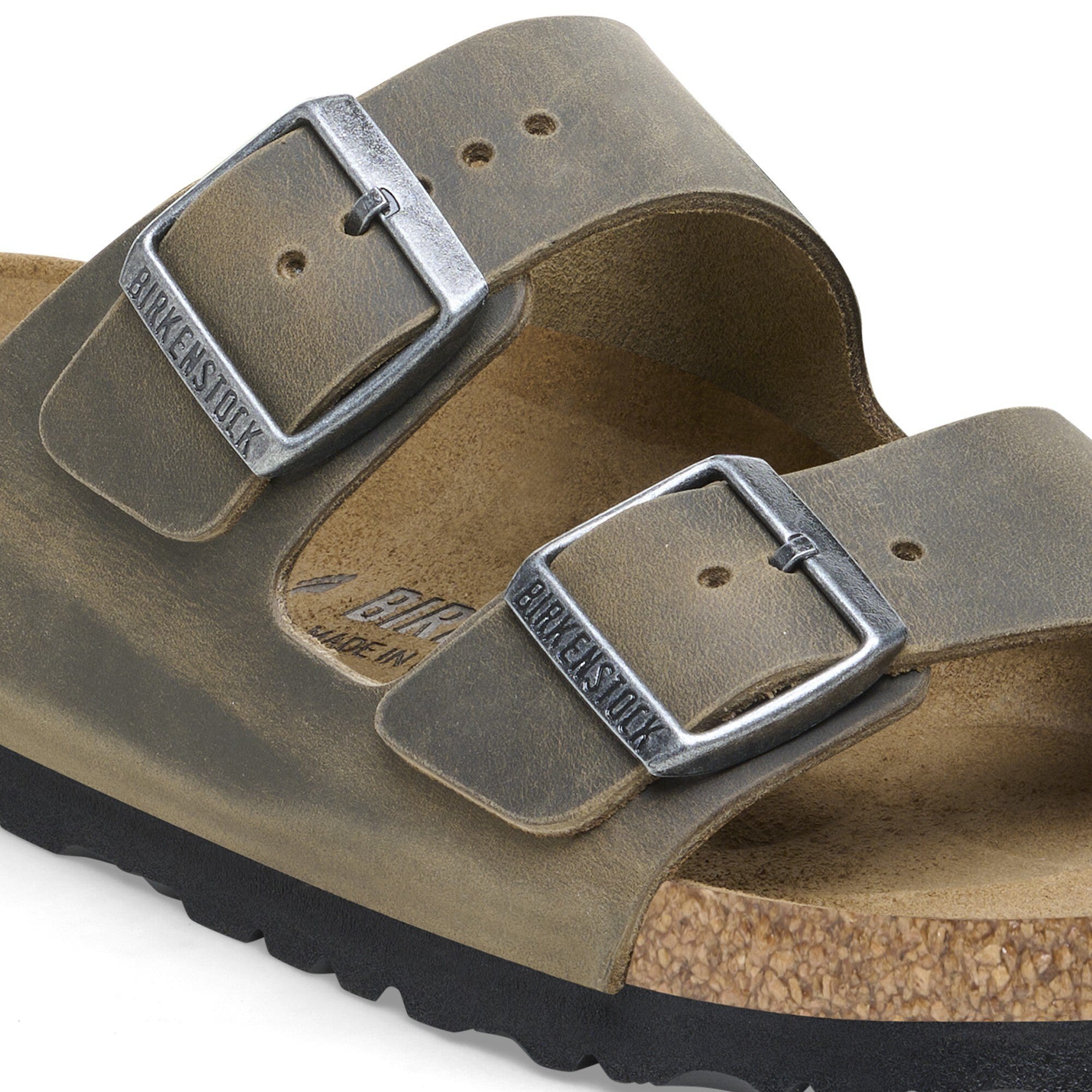 Arizona Oiled Leather Faded Khaki | BIRKENSTOCK