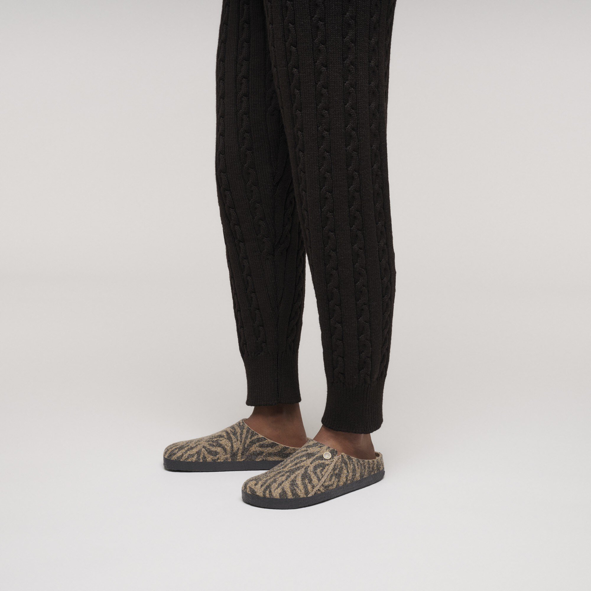 Zermatt Feutre de laine Zebra Toffee Melange | BIRKENSTOCK