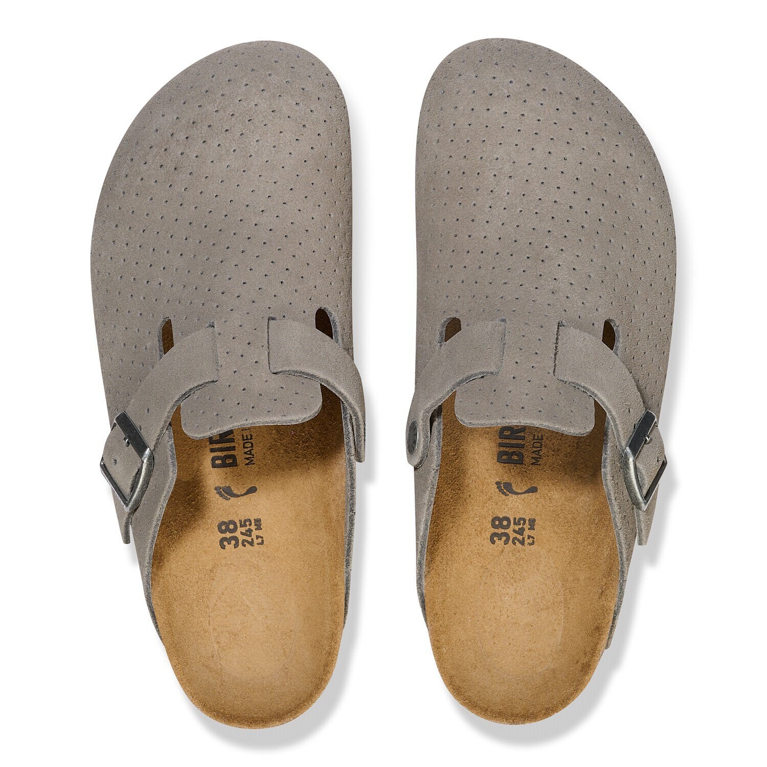 Boston Suede Embossed Dotted Stone Coin | BIRKENSTOCK