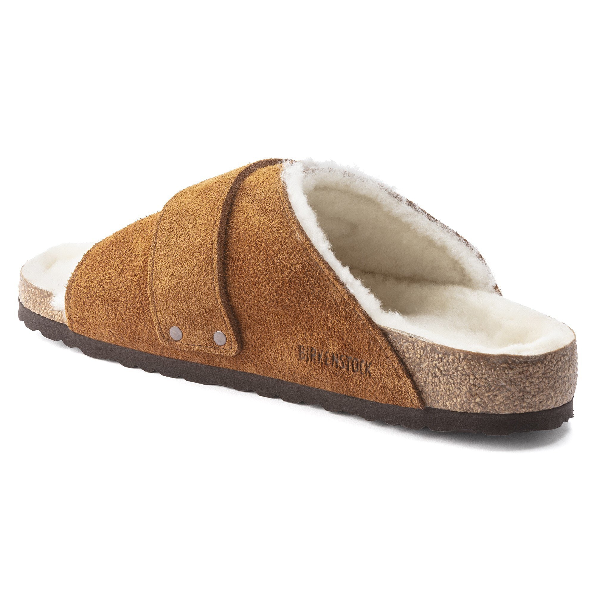 Kyoto Shearling Suede Leather Mink | BIRKENSTOCK