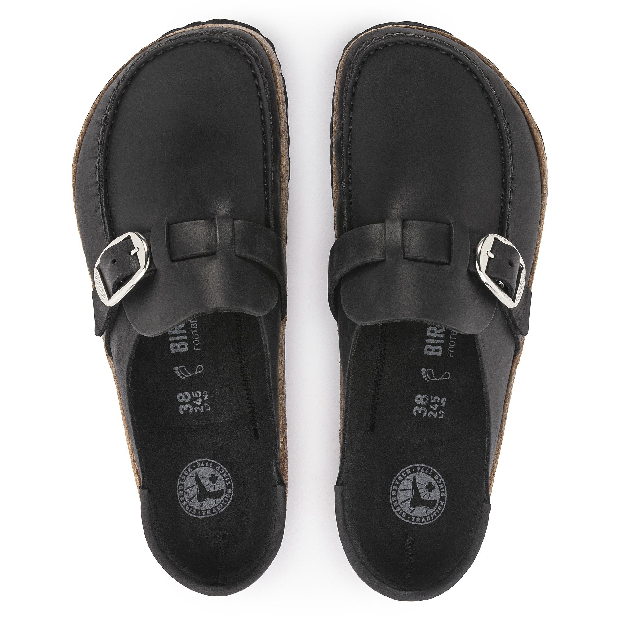 Buckley Oiled Leather Black | BIRKENSTOCK