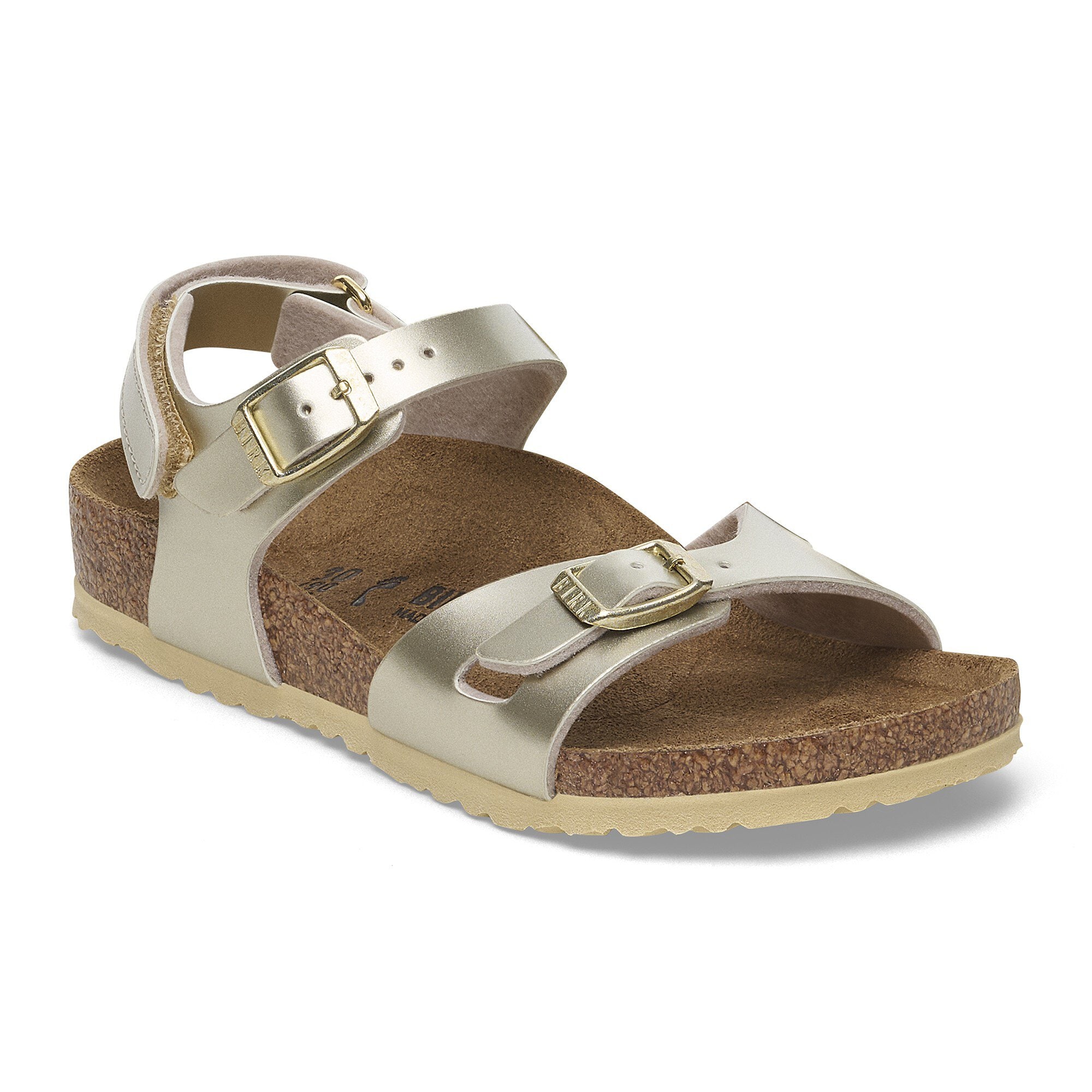 Rio AS Kids Birko-Flor Electric Metallic Gold | BIRKENSTOCK