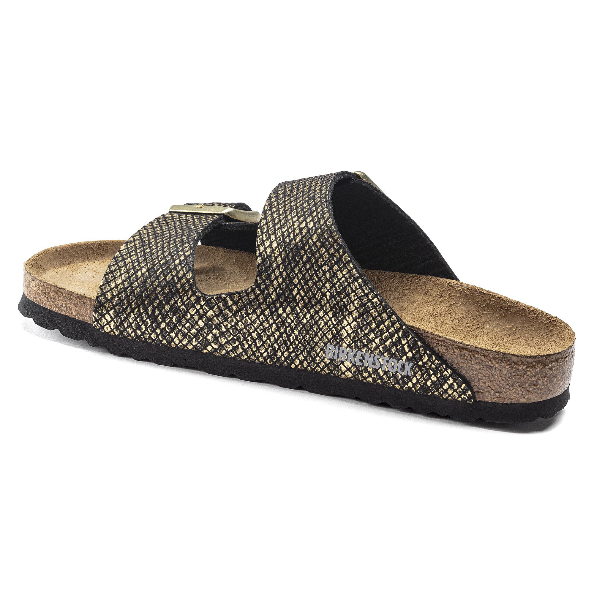 Arizona Microfiber Shiny Python Black | BIRKENSTOCK