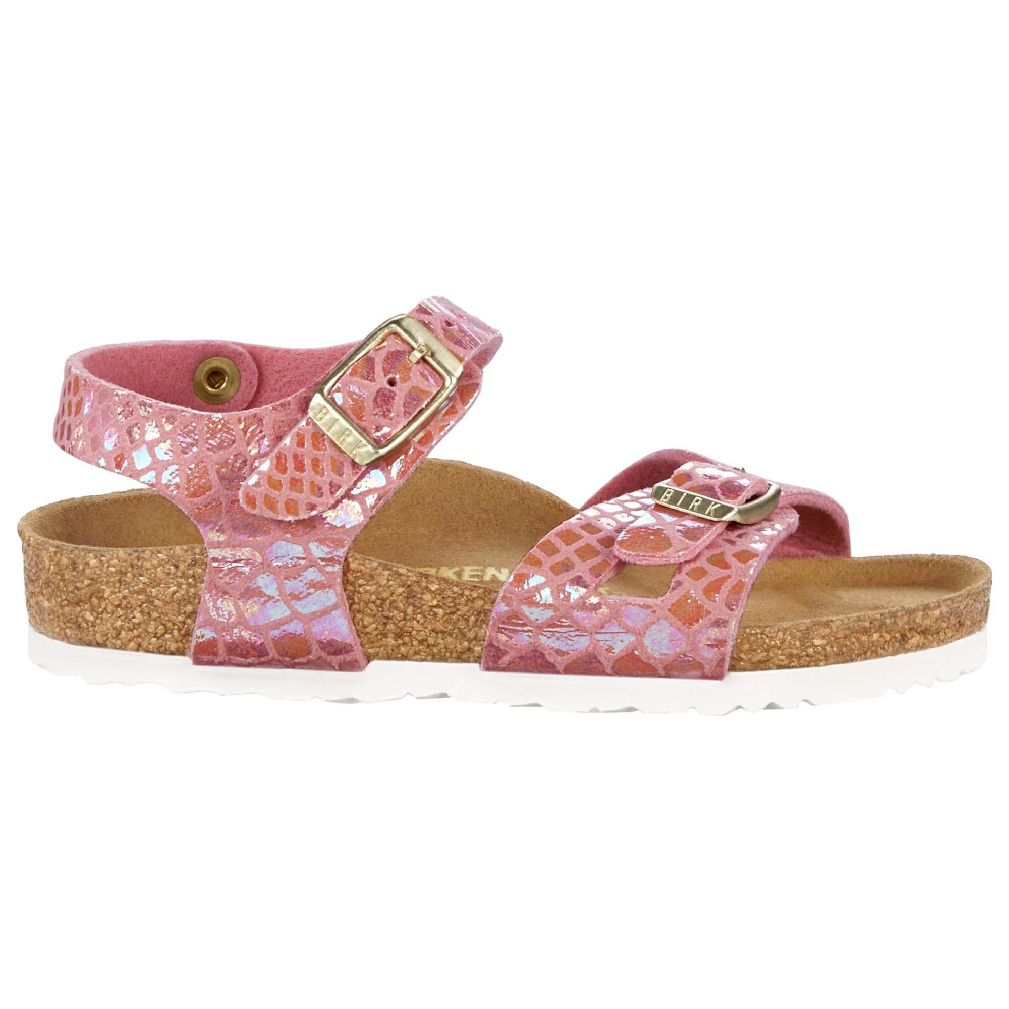 Rio Kids Birko-Flor Shiny Snake Rose | BIRKENSTOCK
