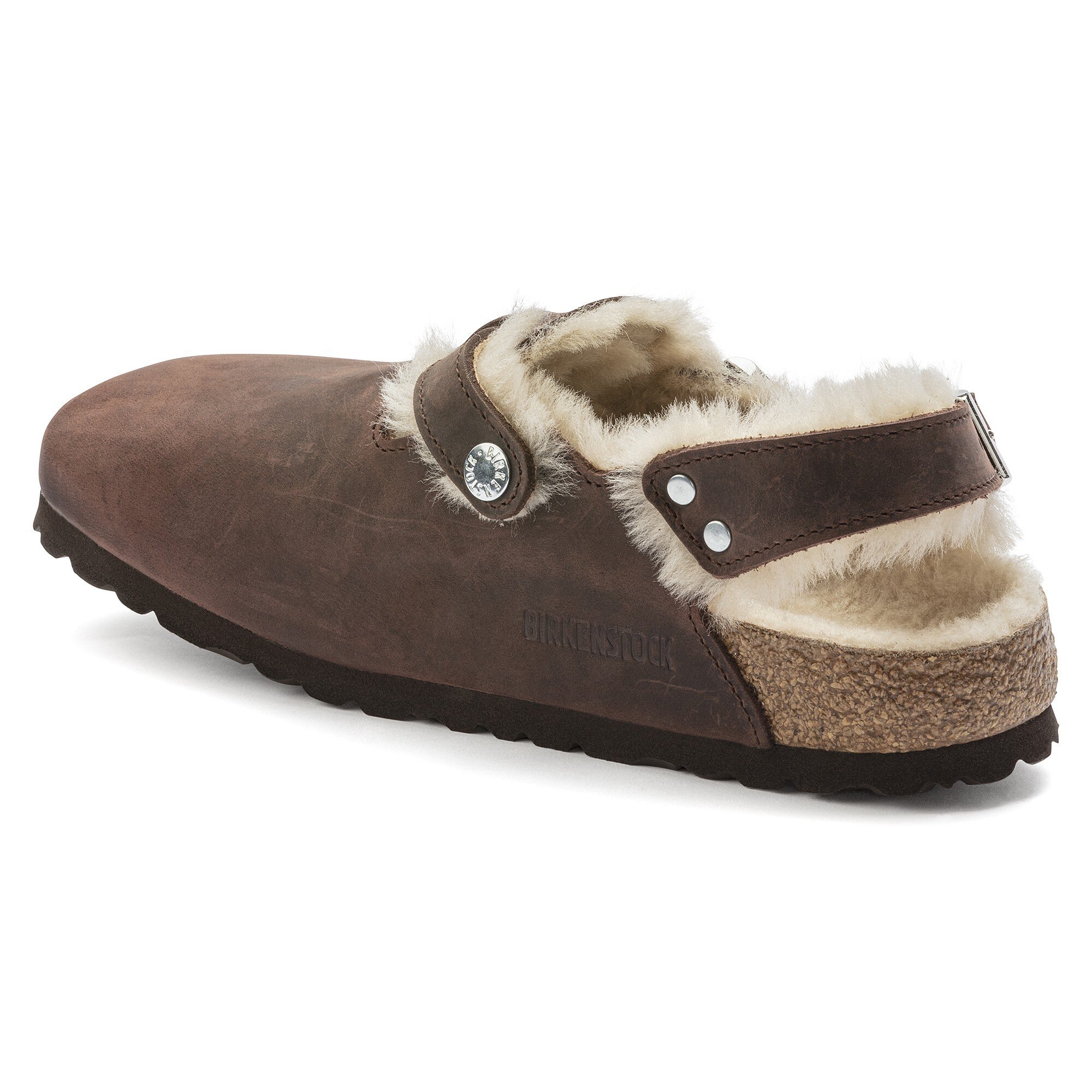 Tokio Shearling Oiled Leather Habana | BIRKENSTOCK