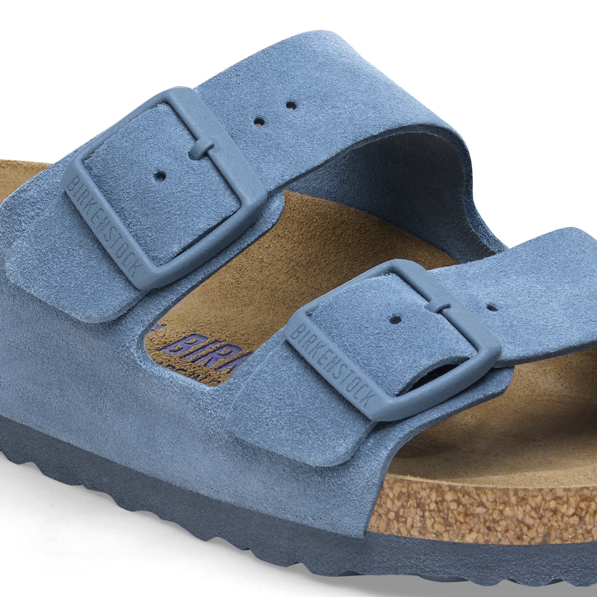 Arizona Soft Footbed Suede Leather Elemental Blue | BIRKENSTOCK