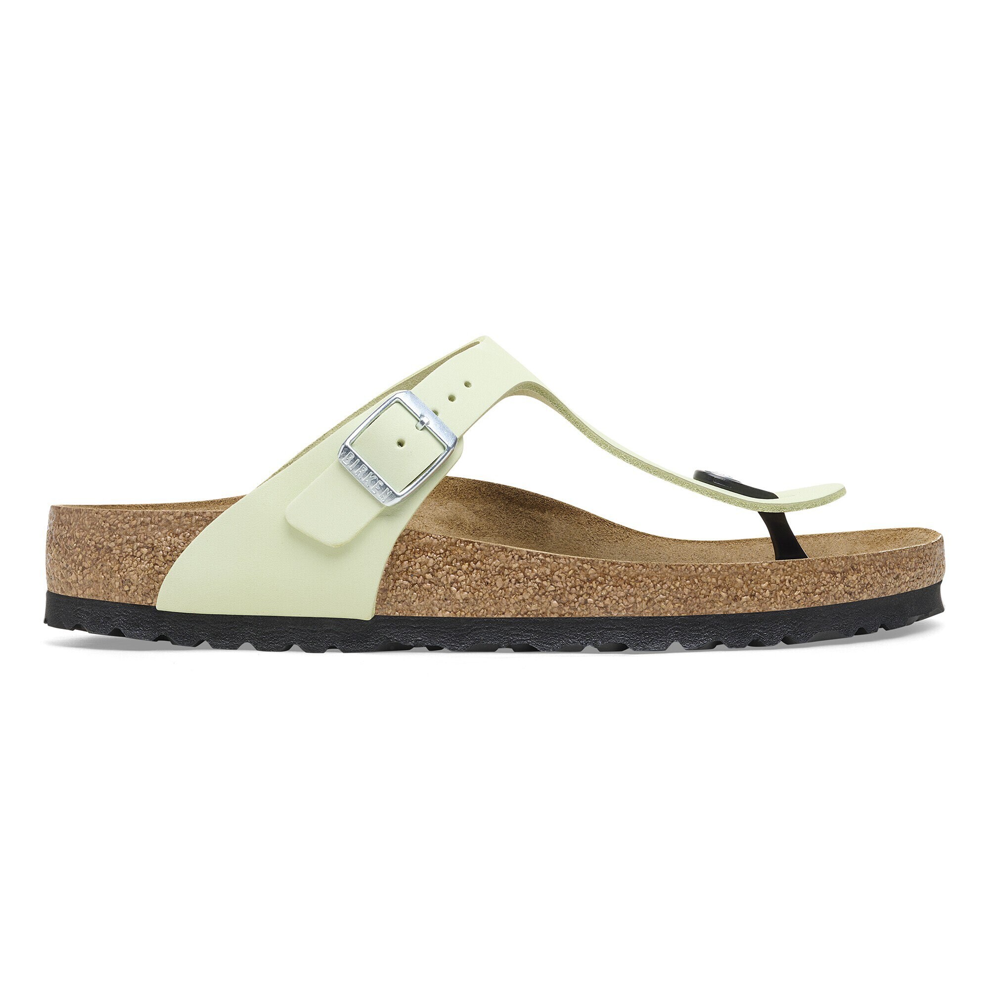 Gizeh Nubuk Leather Faded Lime | BIRKENSTOCK