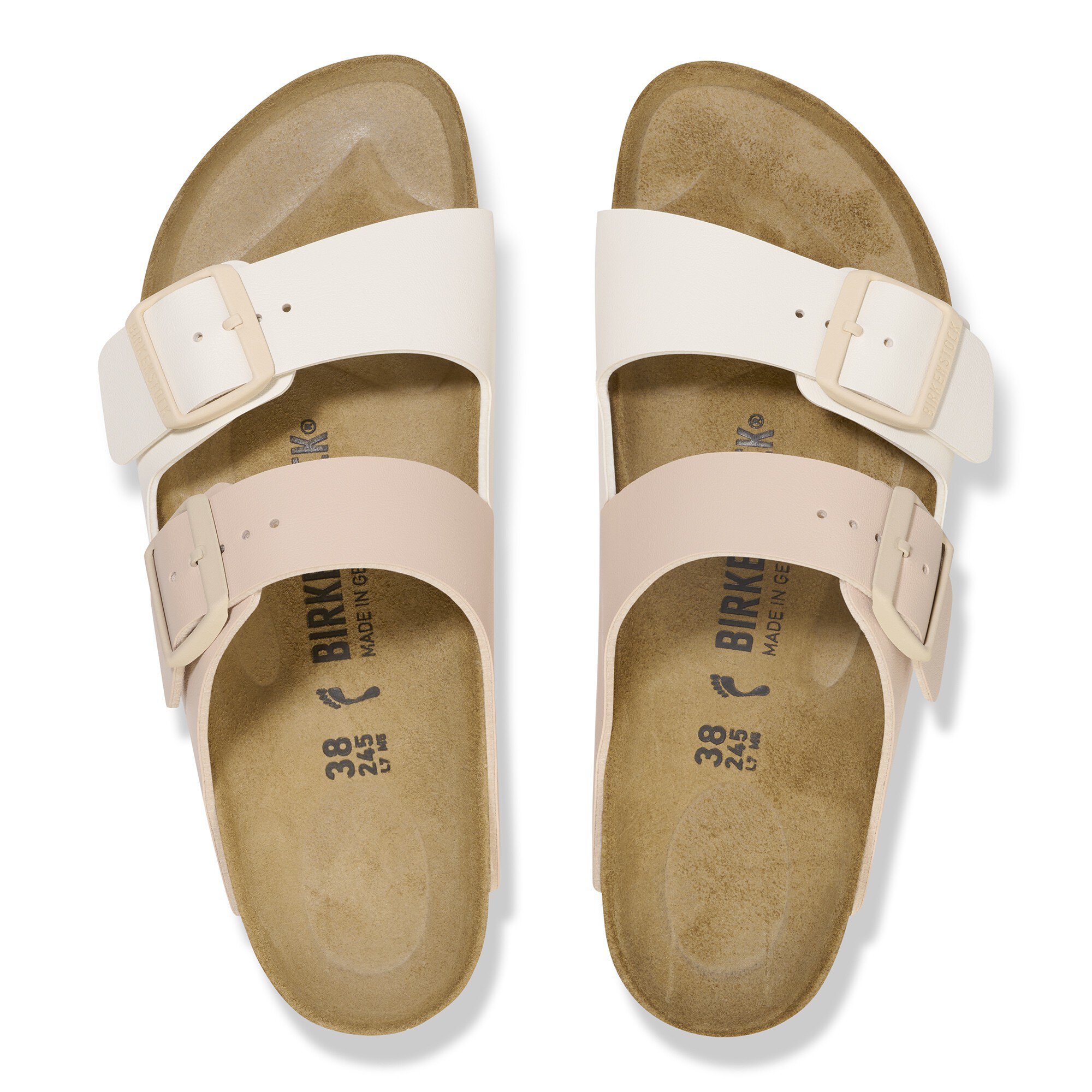 Arizona Split Birko-Flor Eggshell/New Beige | BIRKENSTOCK