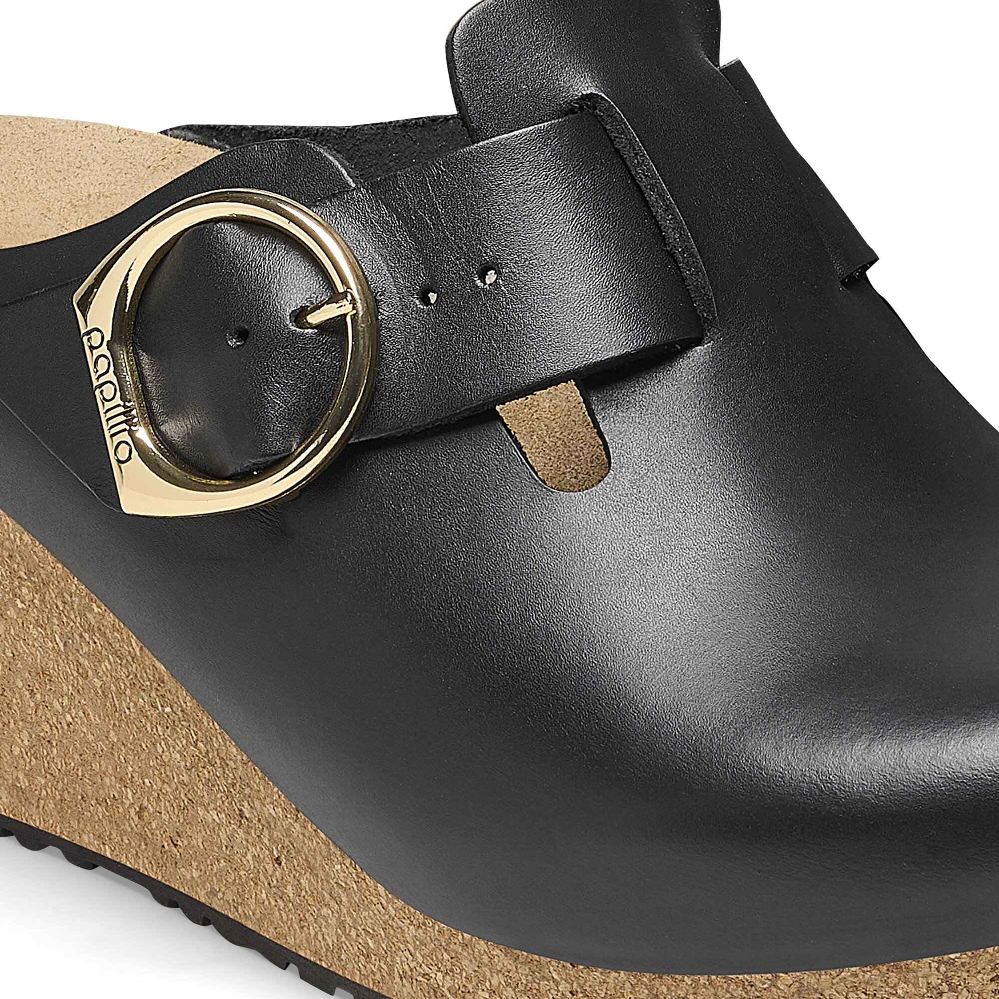 Fanny Ring-Buckle Leather Black | BIRKENSTOCK