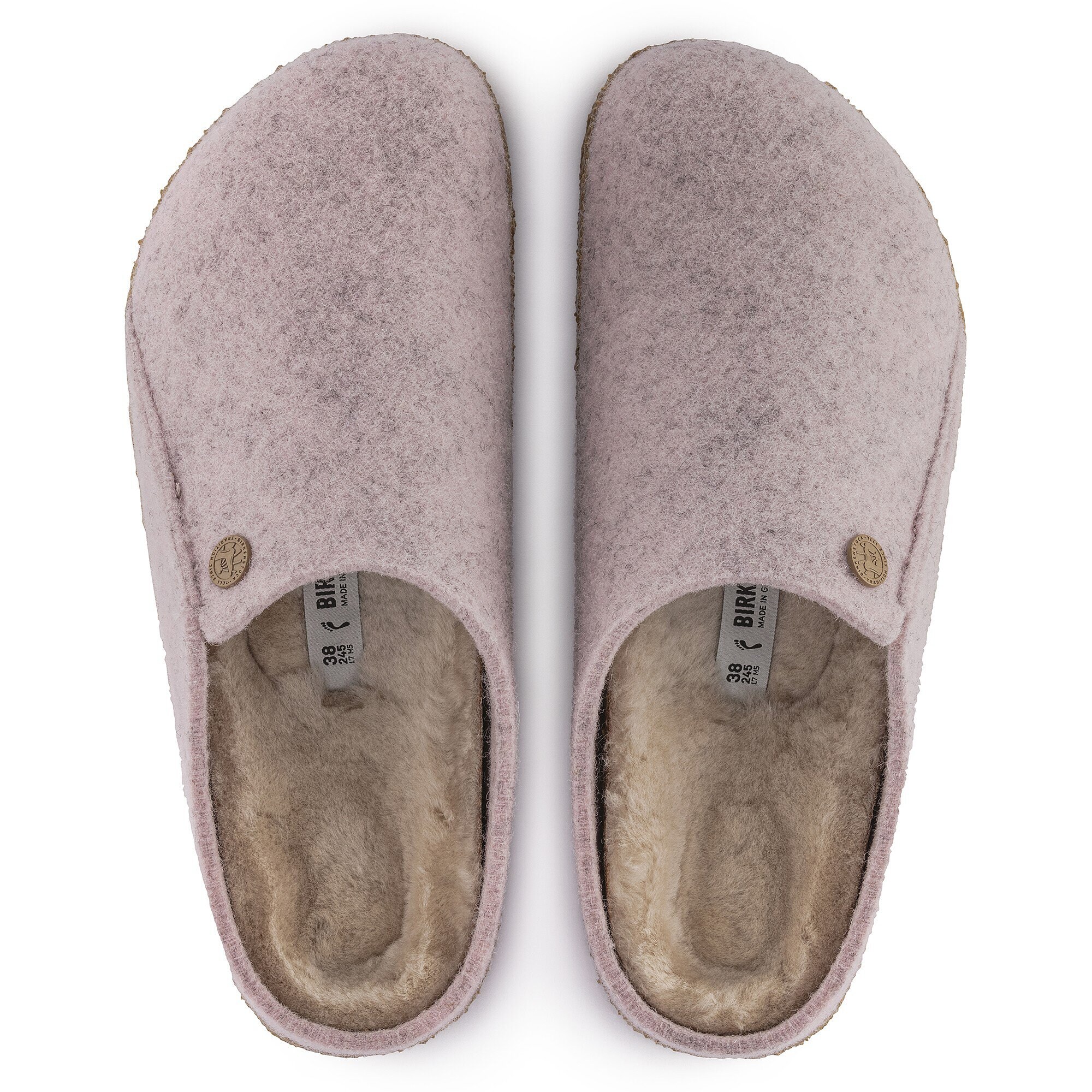 Zermatt Shearling Wool Felt Light Rose | BIRKENSTOCK