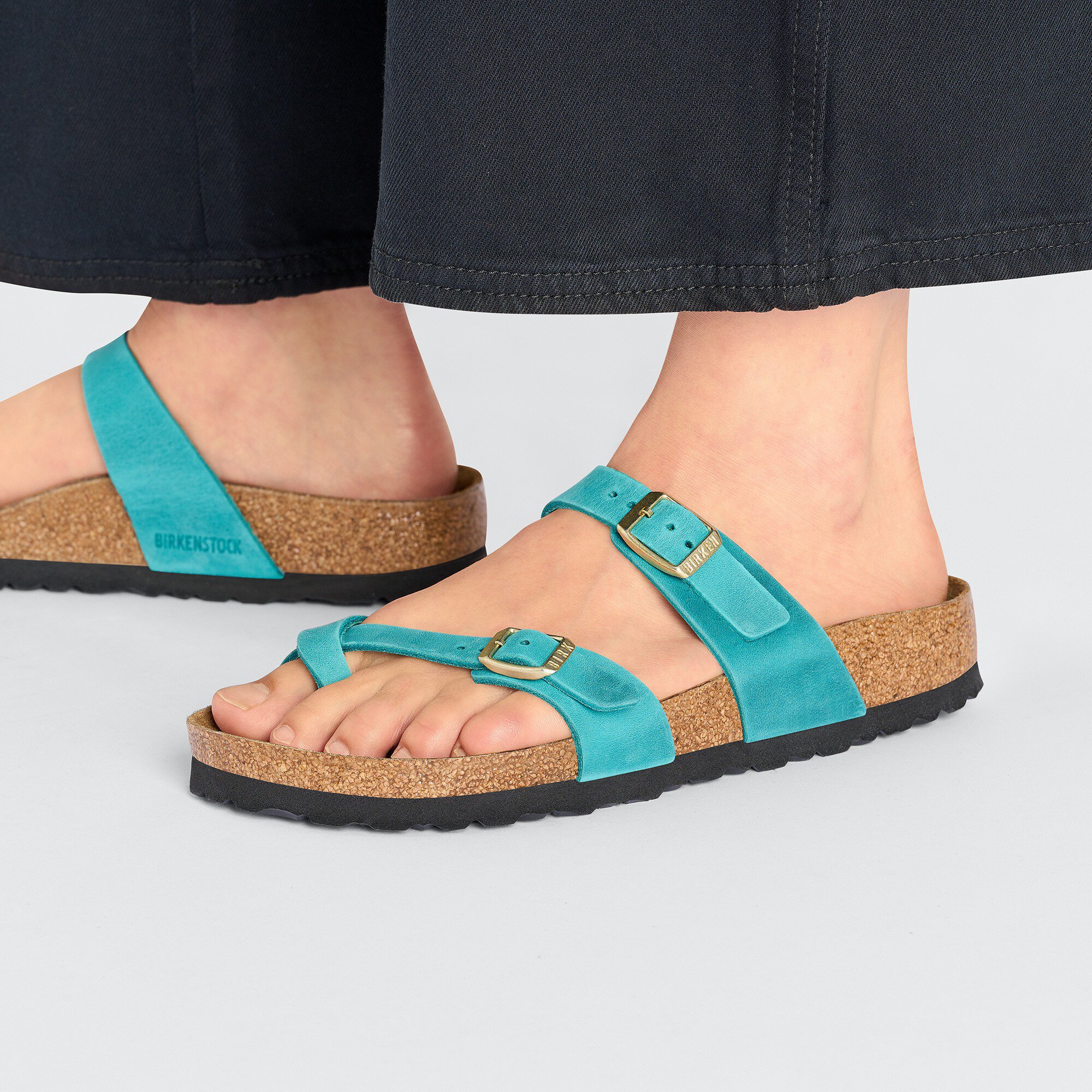 Mayari Oiled Leather Biscay Bay | BIRKENSTOCK