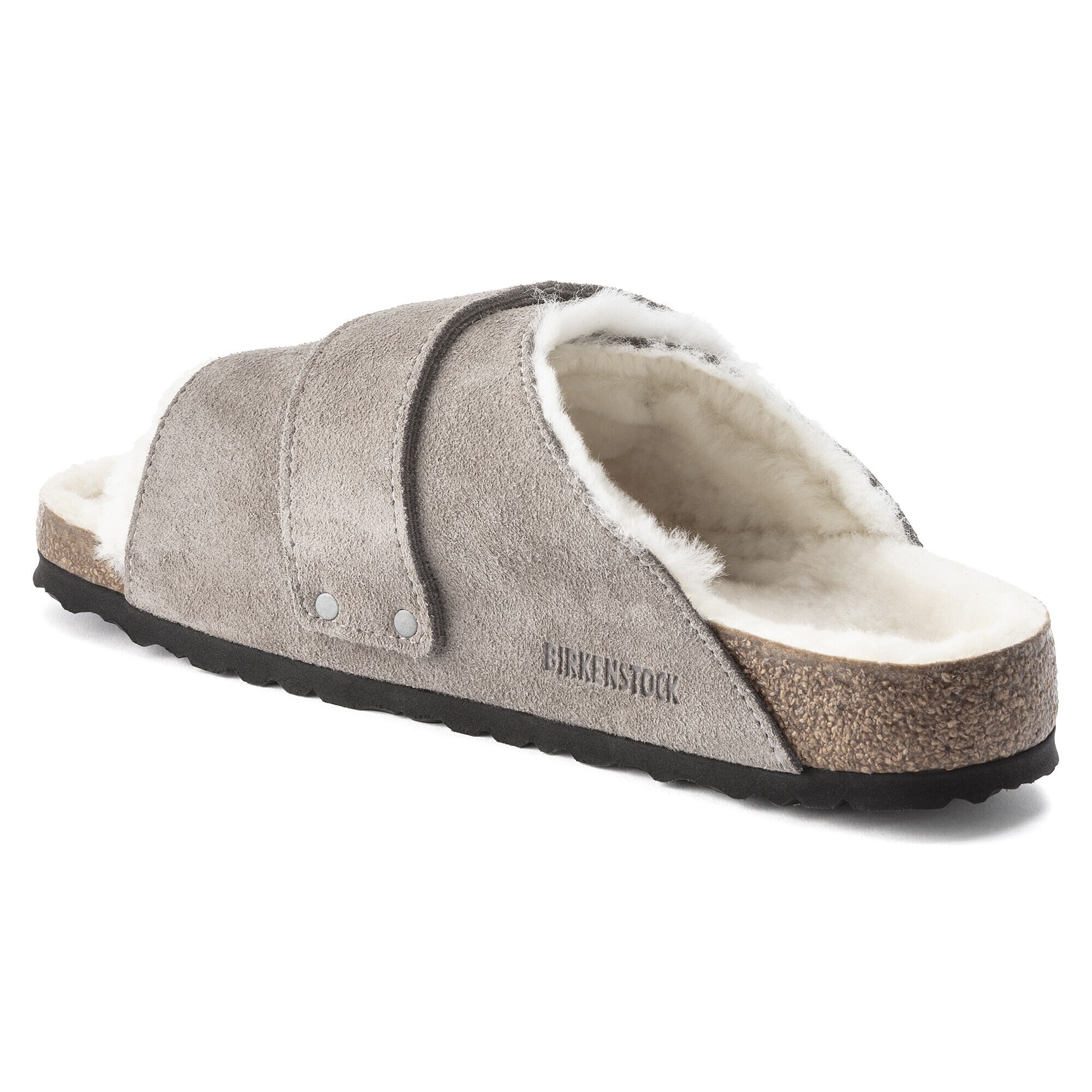 Kyoto Shearling Suede Leather Stone Coin | BIRKENSTOCK