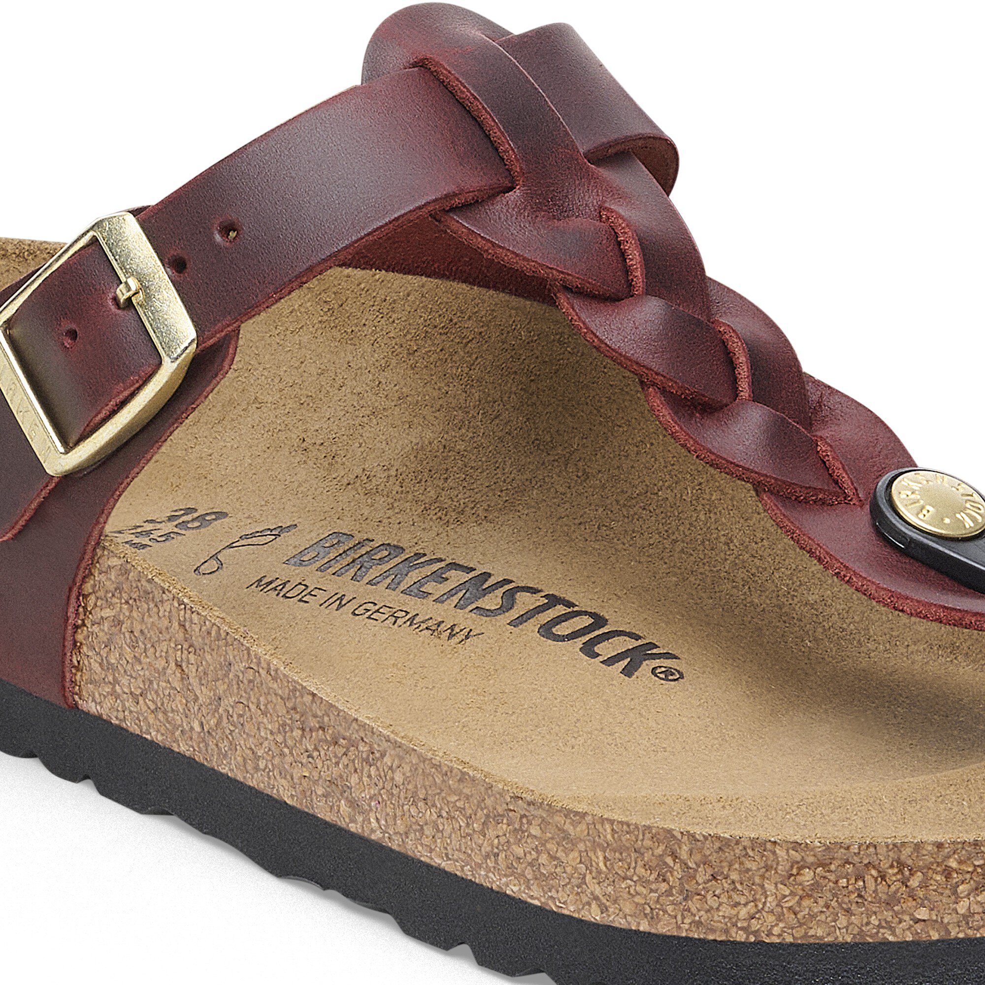 Gizeh Waxy Leather Zinfandel | BIRKENSTOCK