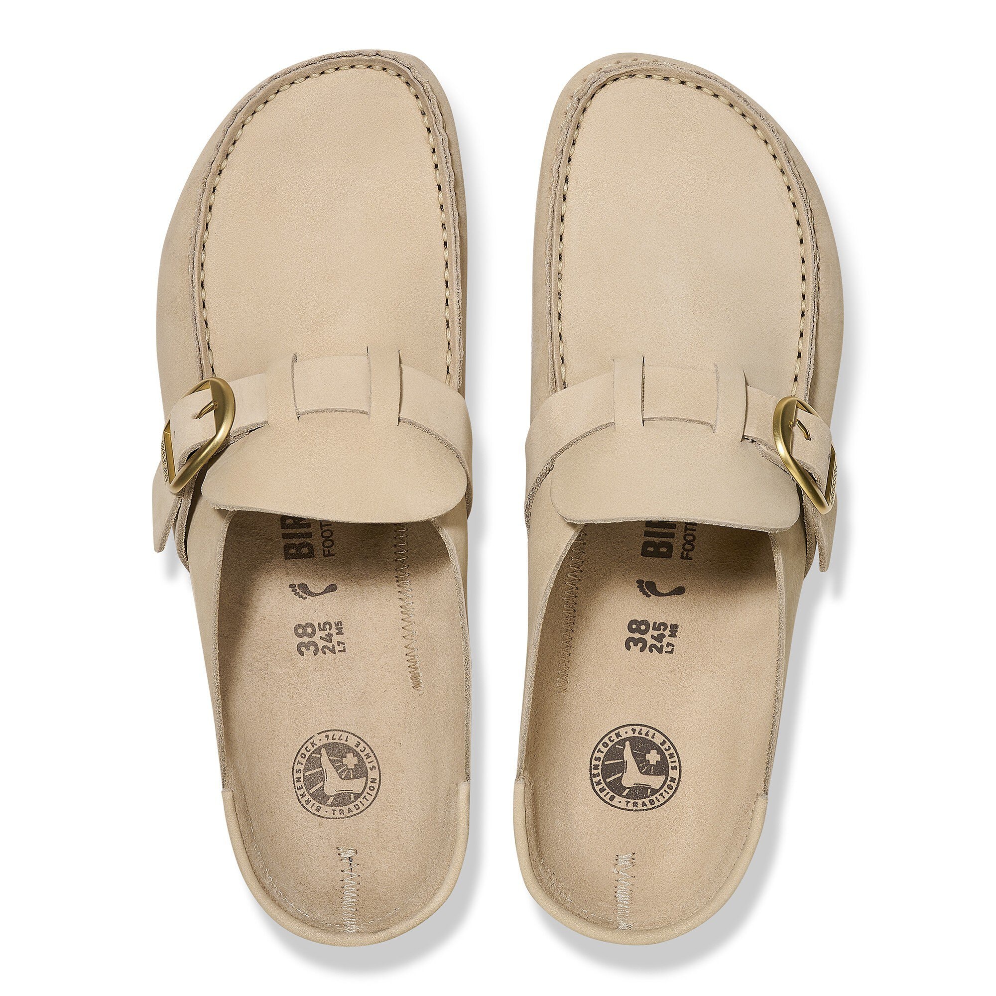 Buckley Nubuk Leather Sandcastle | BIRKENSTOCK