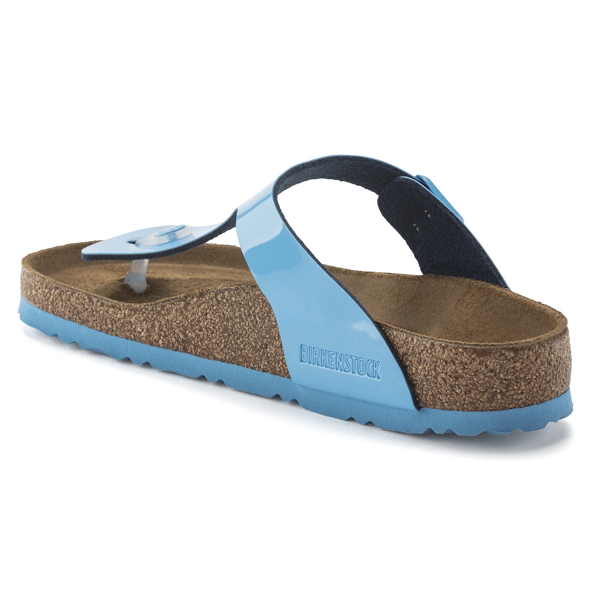 Gizeh Birko-Flor Patent Patent Sky Blue | BIRKENSTOCK