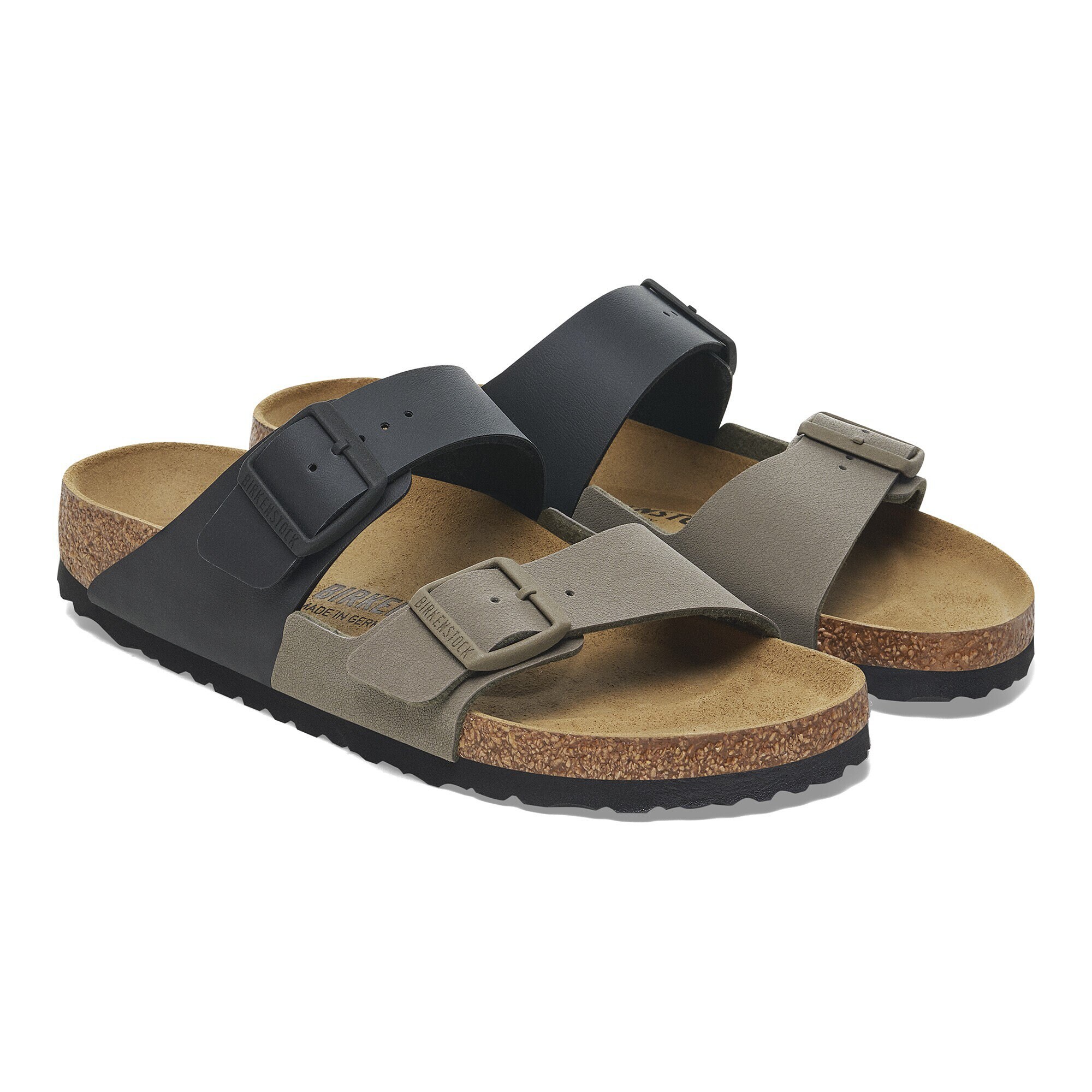 Arizona Split Birko-Flor Black/ Stone | BIRKENSTOCK