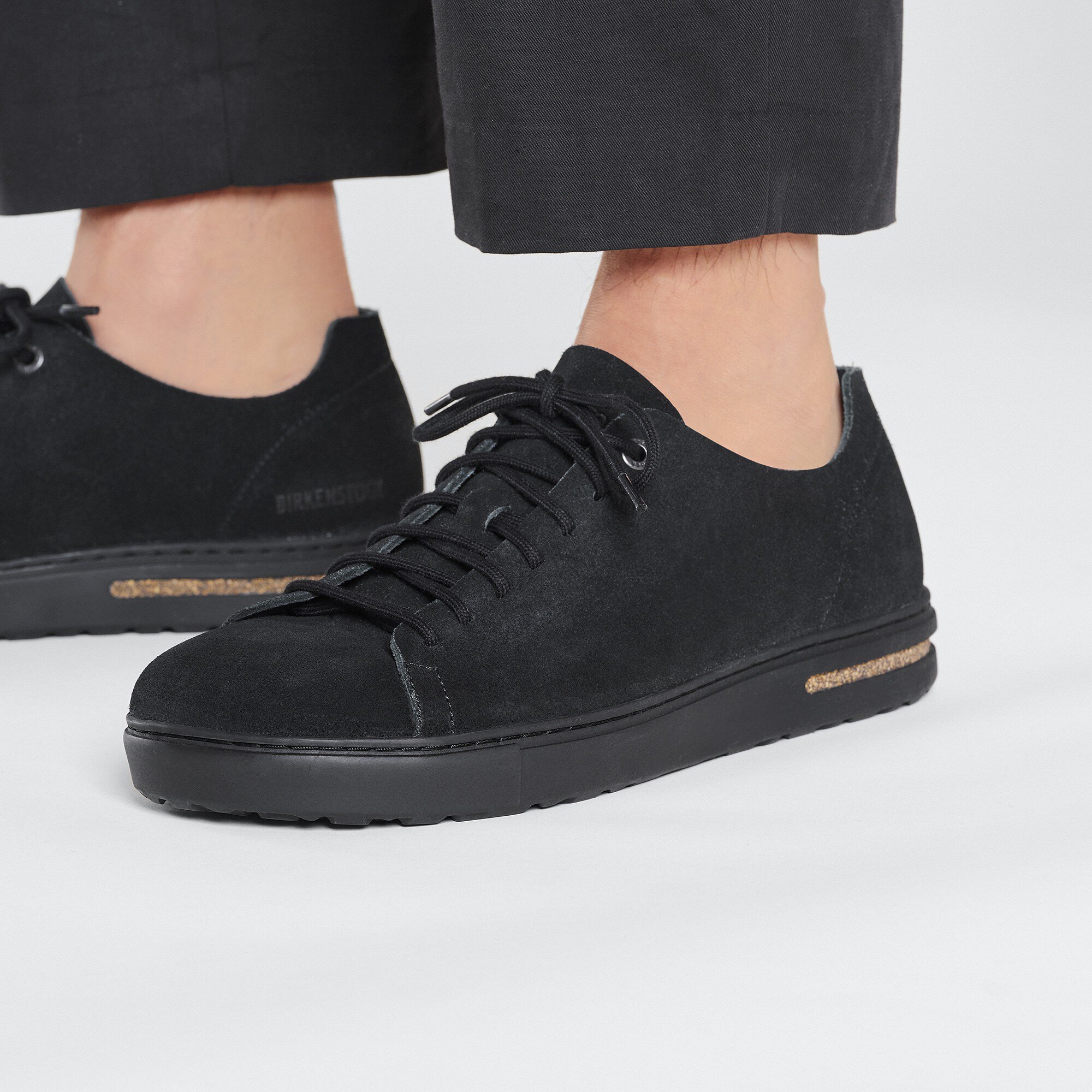 Bend Low Decon Nubuck Leather Triples Black | BIRKENSTOCK