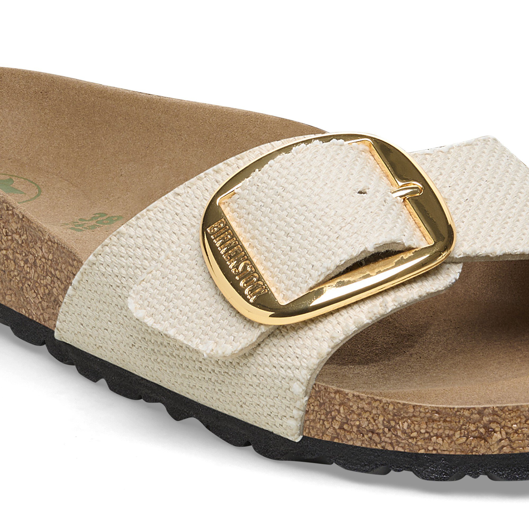 Madrid Big Buckle Textile Canvas Eggshell | BIRKENSTOCK