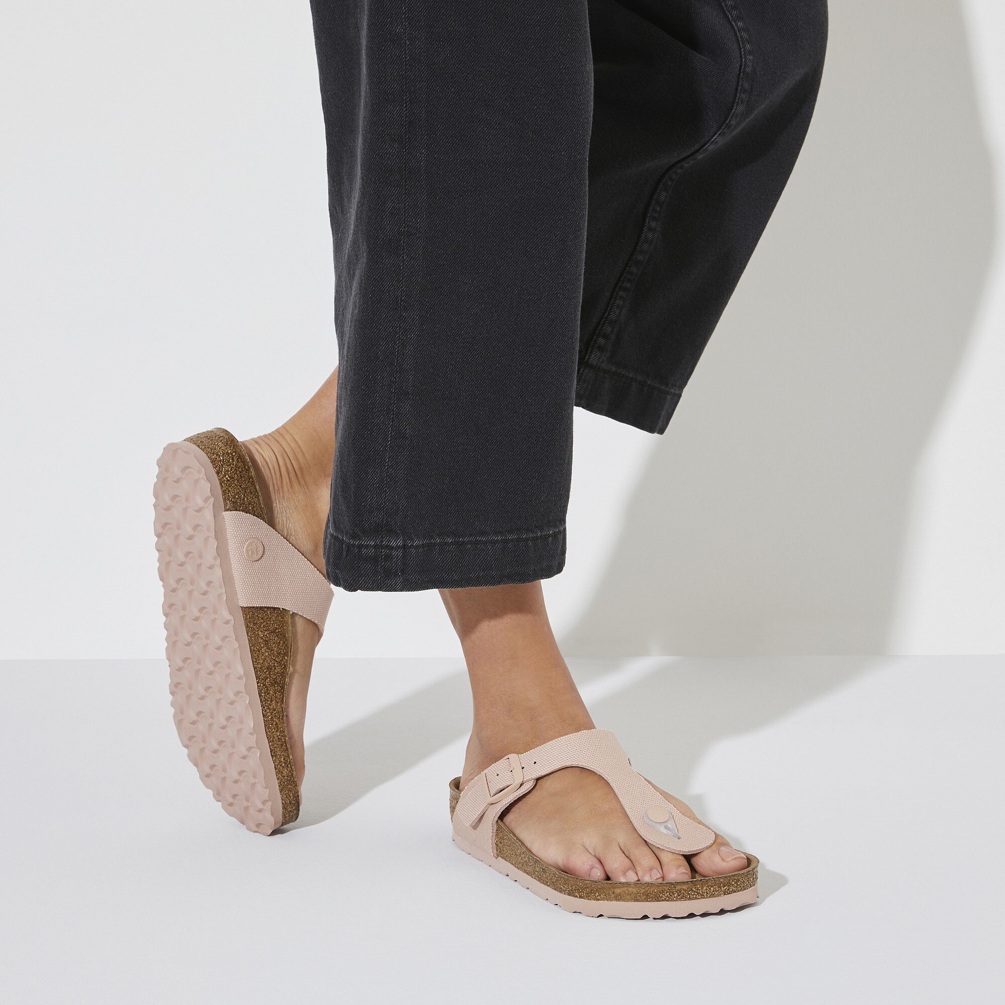 Gizeh Vegan Textile Soft Pink | BIRKENSTOCK
