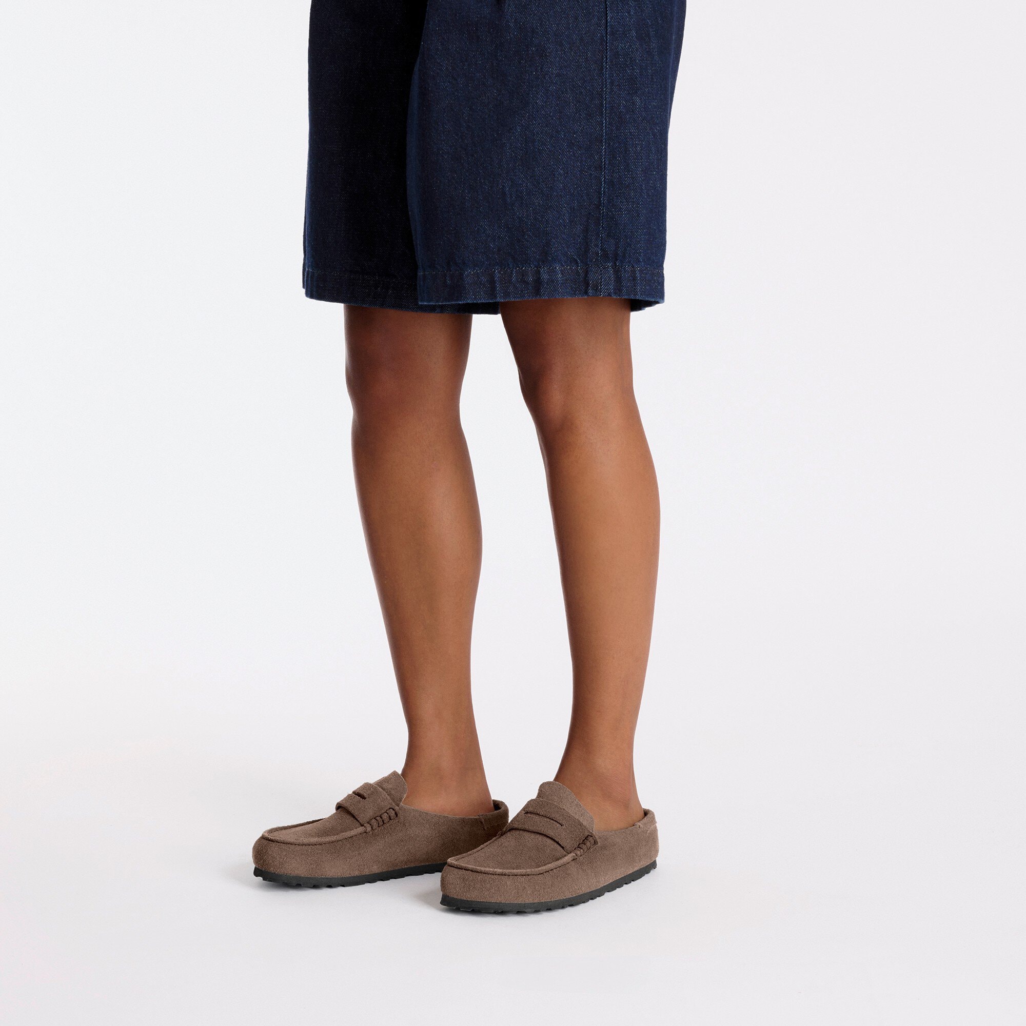 Naples Wrapped Suede Leather Concrete Gray | BIRKENSTOCK