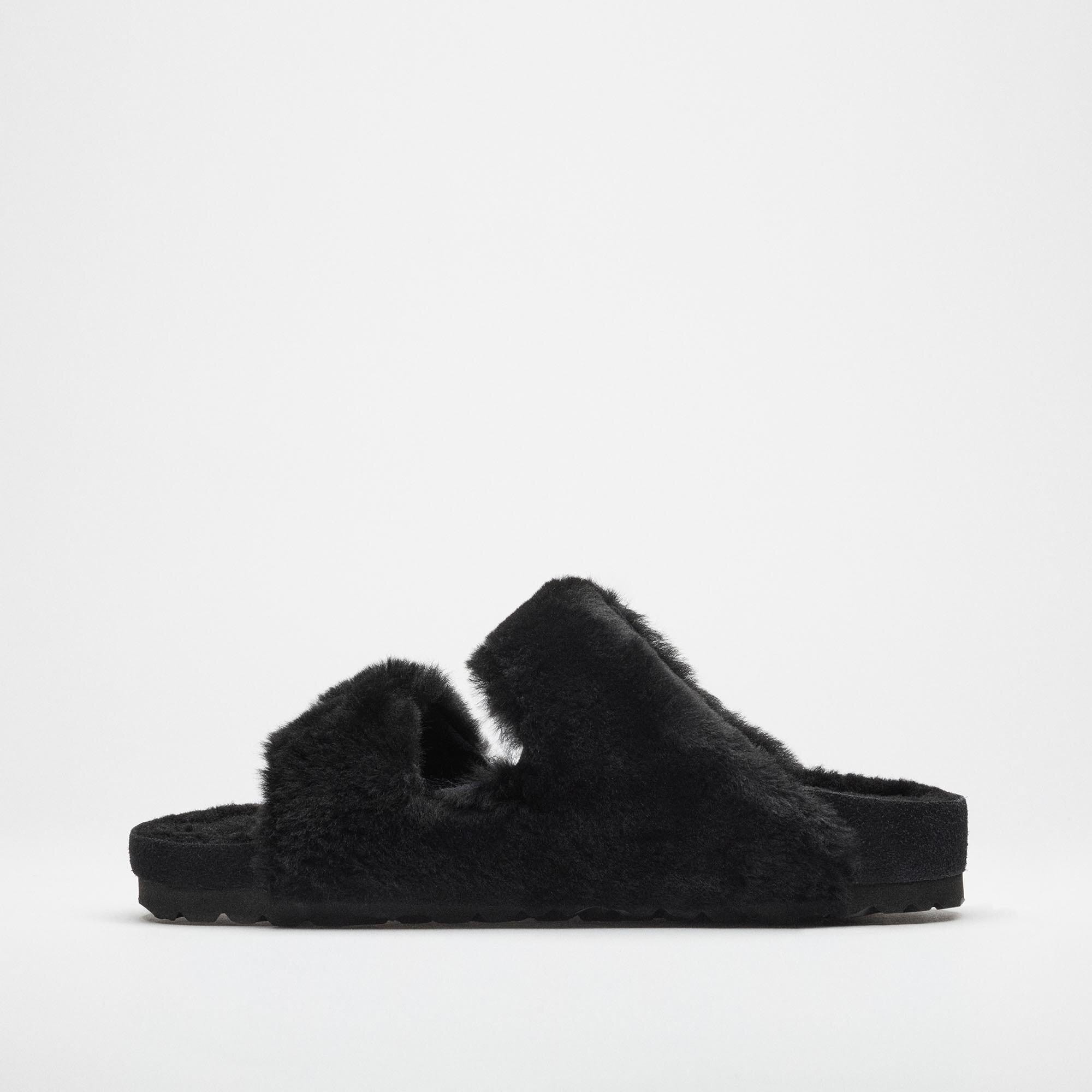 Arizona 1774 Shearling Cowhide Black | BIRKENSTOCK