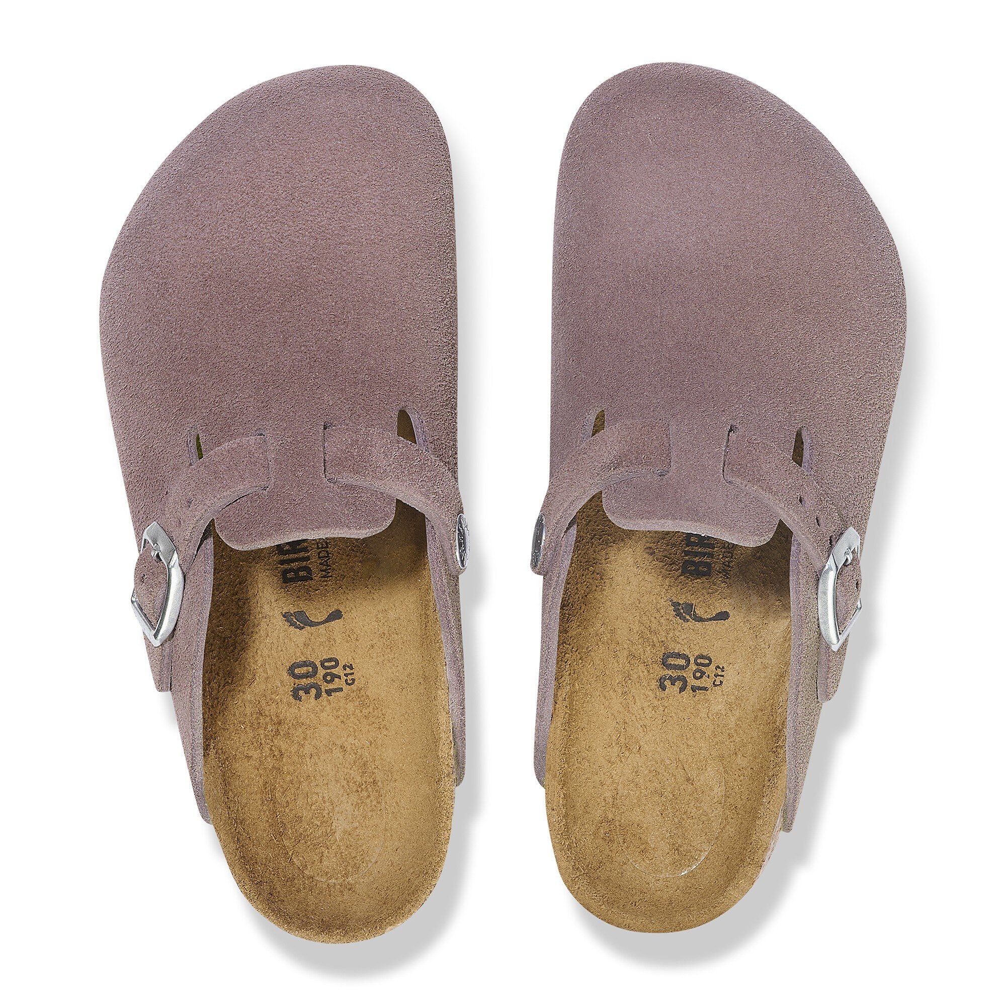 Boston Kids Suede Leather Faded Purple | BIRKENSTOCK