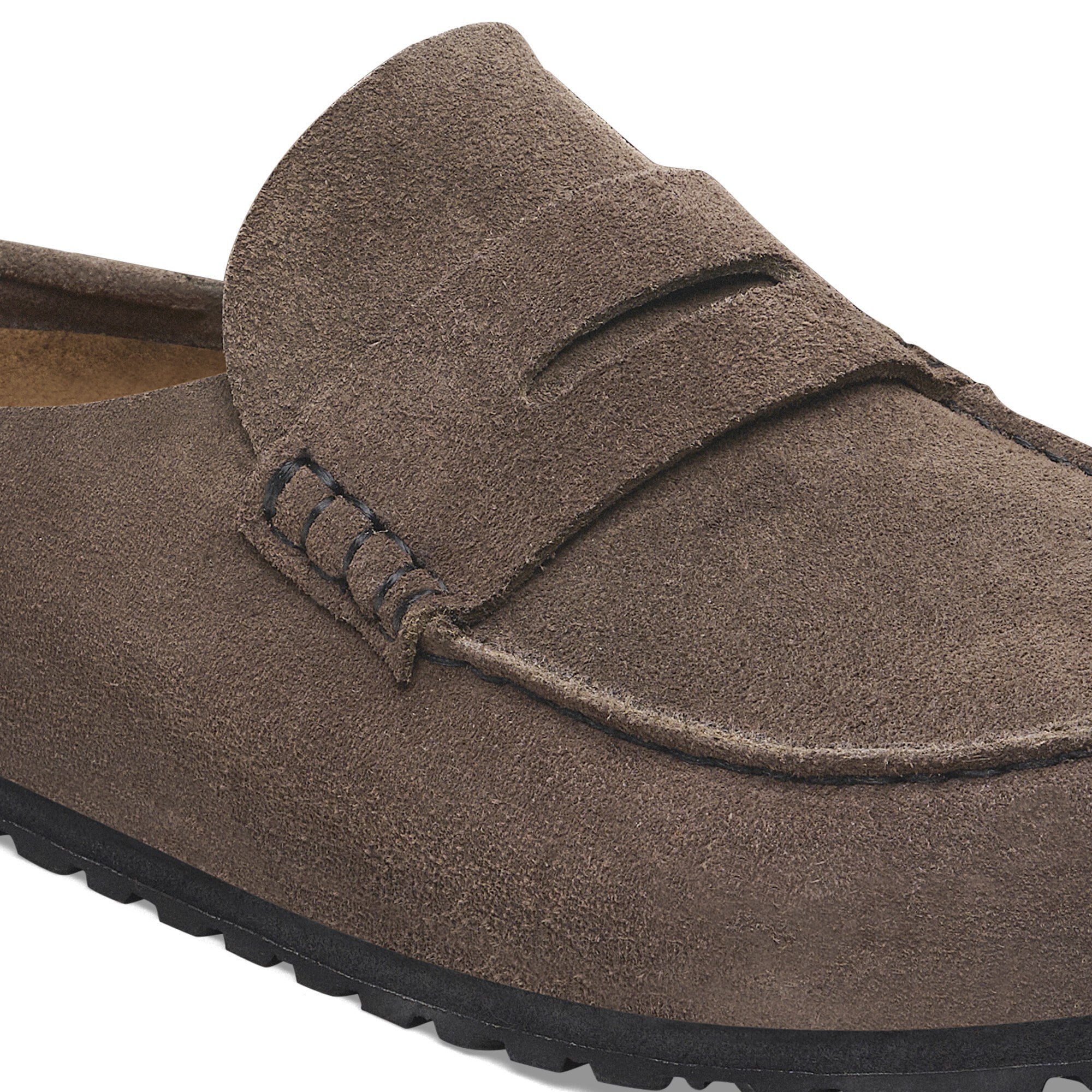 Naples Wrapped Suede Leather Concrete Gray | BIRKENSTOCK