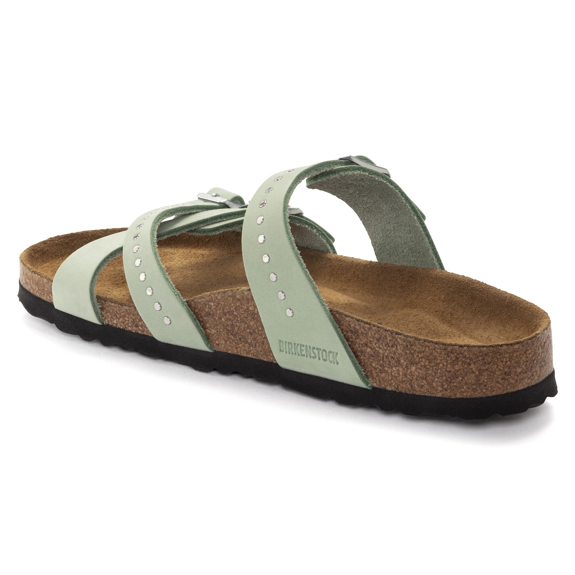 Franca Soft Footbed Nubuck Leather Matcha | BIRKENSTOCK