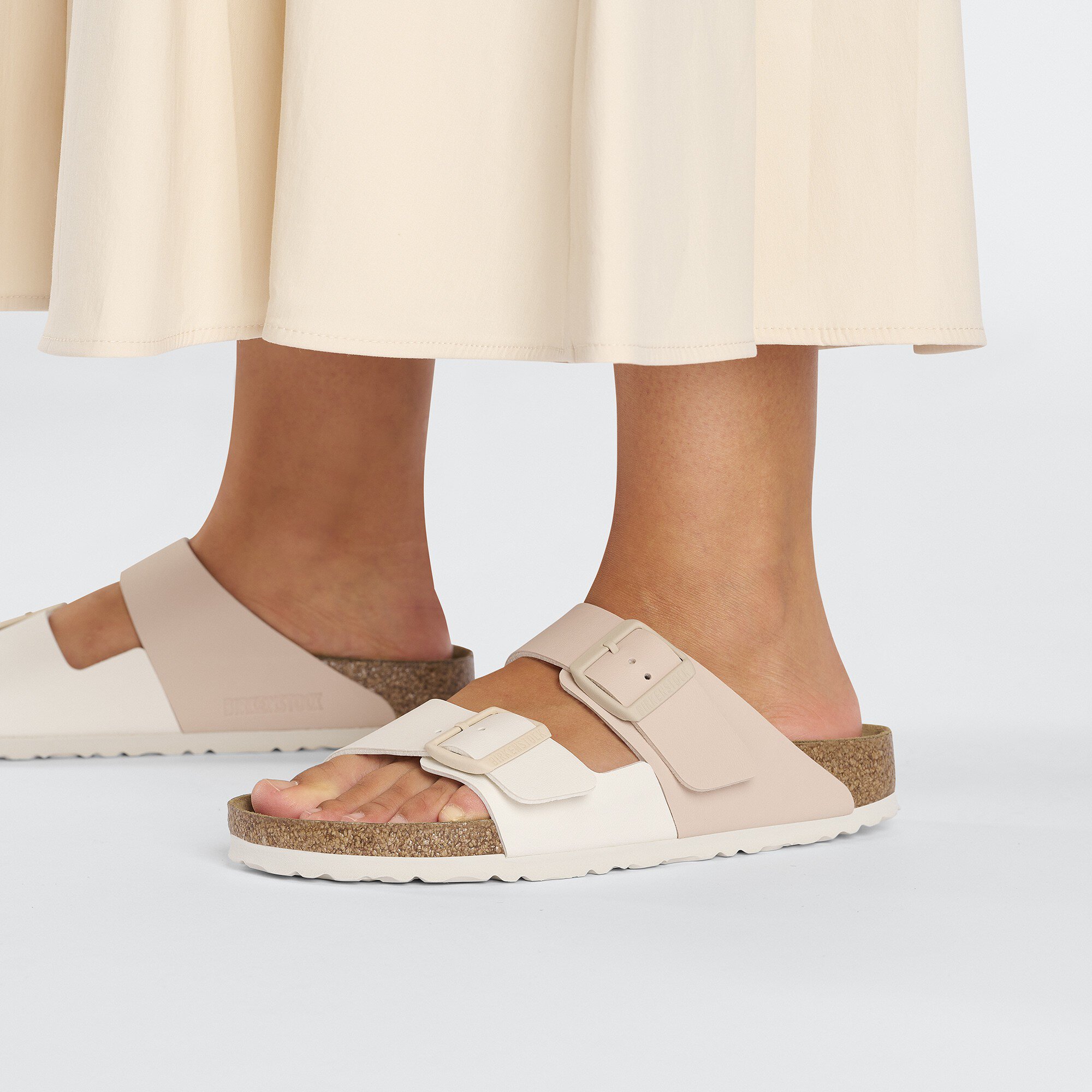Arizona Split Birko-Flor Eggshell/New Beige | BIRKENSTOCK