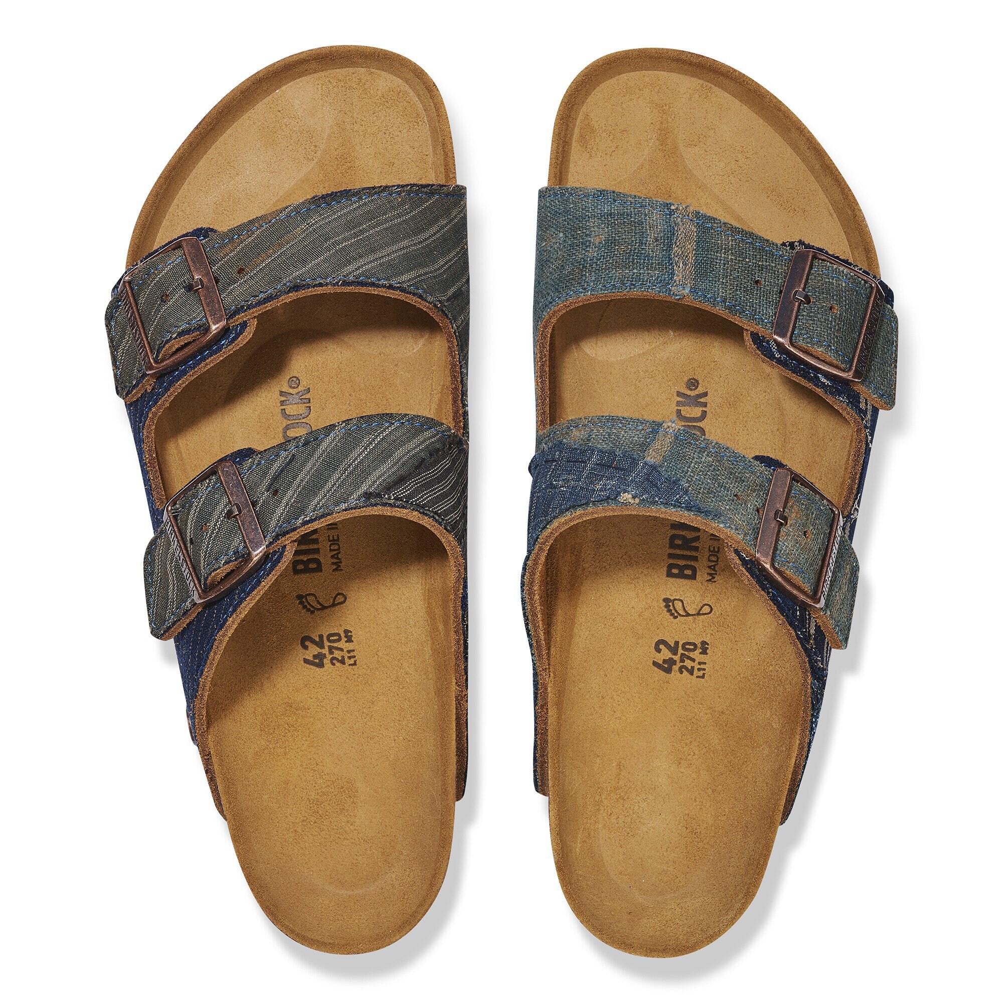 Arizona Boro / アリゾナ ボロ マテリアル ミックス デニム | BIRKENSTOCK