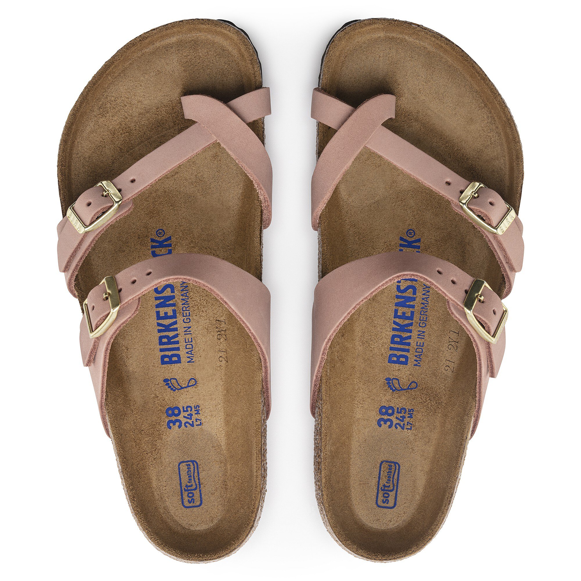Mayari Soft Footbed Nubuk Leather Old Rose | BIRKENSTOCK