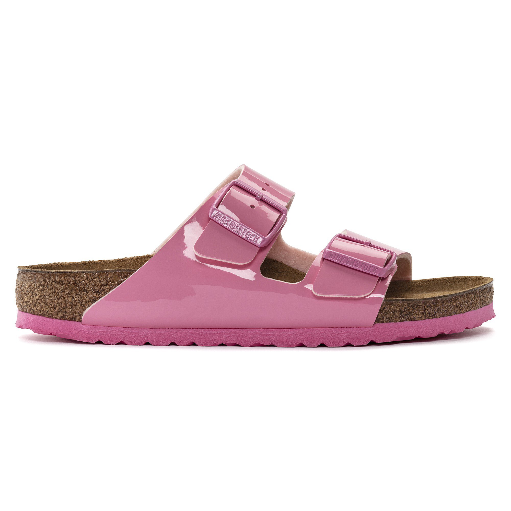 Arizona Birko-Flor Patent Patent Candy Pink | BIRKENSTOCK