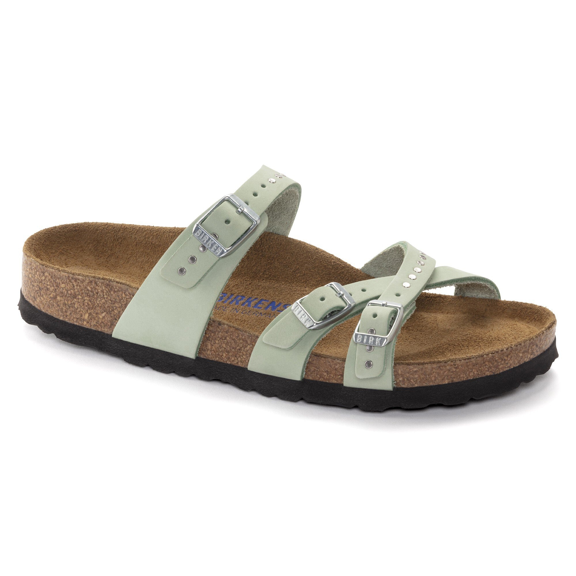 Franca Soft Footbed Nubuck Leather Matcha | BIRKENSTOCK